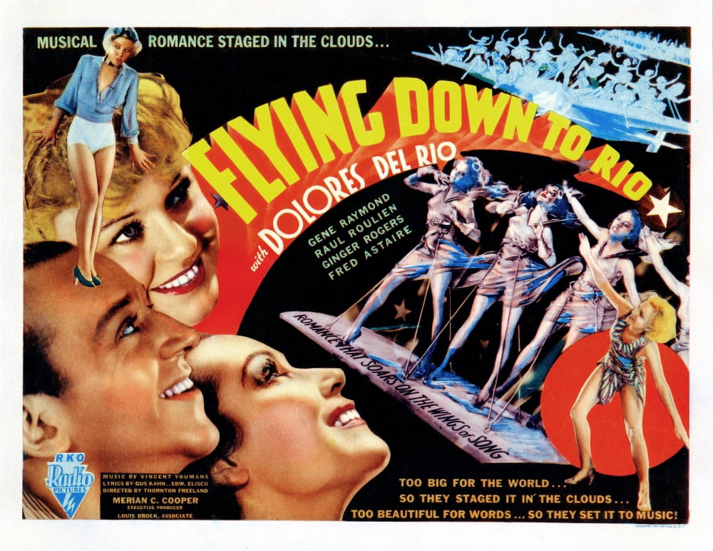 Flying Down To Rio Fred Astaire Ginger Rogers Dolores Del Rio 1933 ...