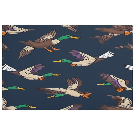 Flying Ducks Pattern Adult Home Decor Bedroom Living Room Crystal ...