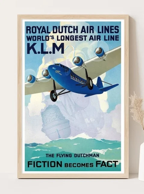 The Flying Dutchman Holland Vintage Travel Poster Netherlands Travel ...