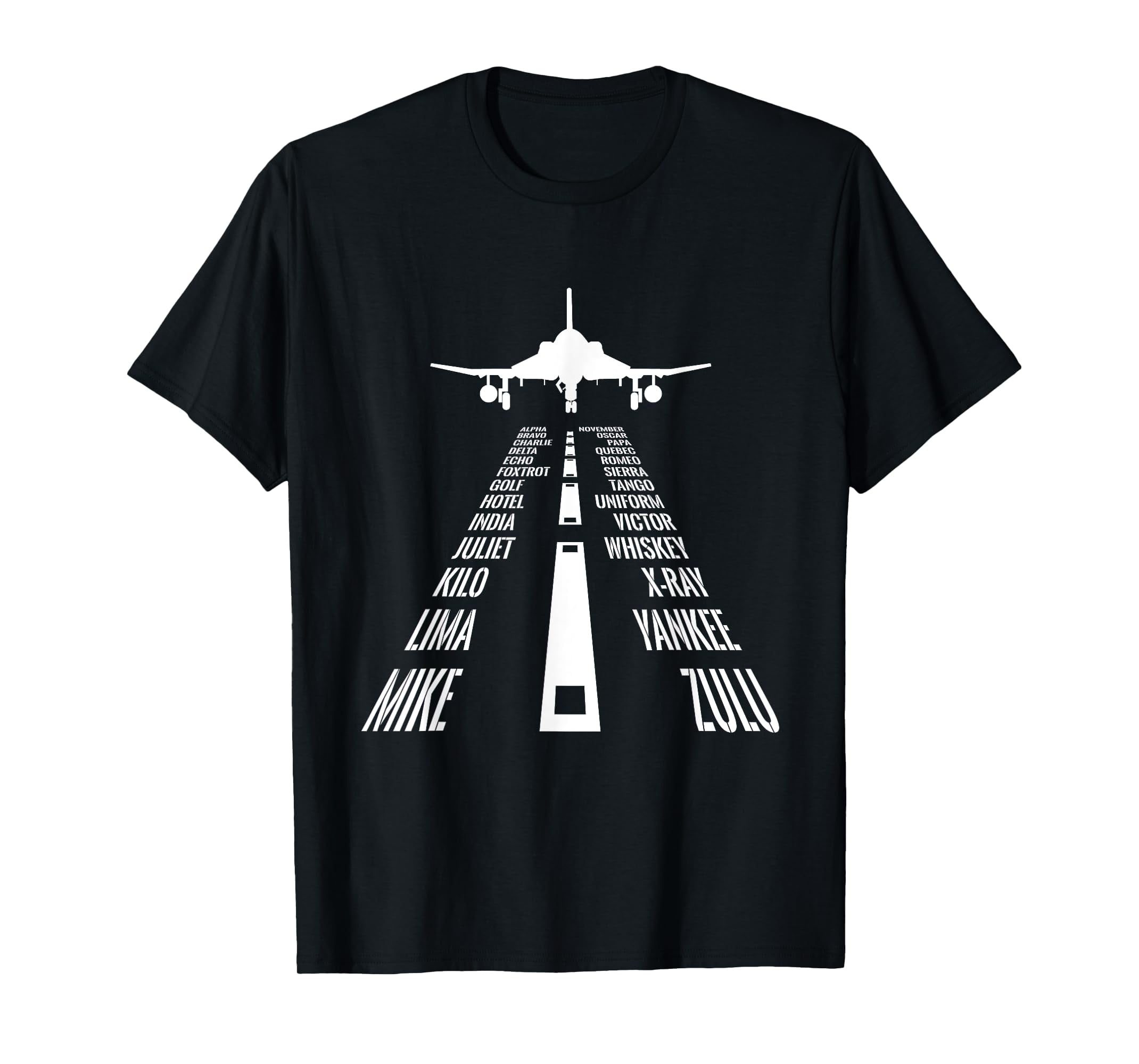 Flying F 4 Phantom Pilot Phonetic Alphabet Runway F4 T Shirt M