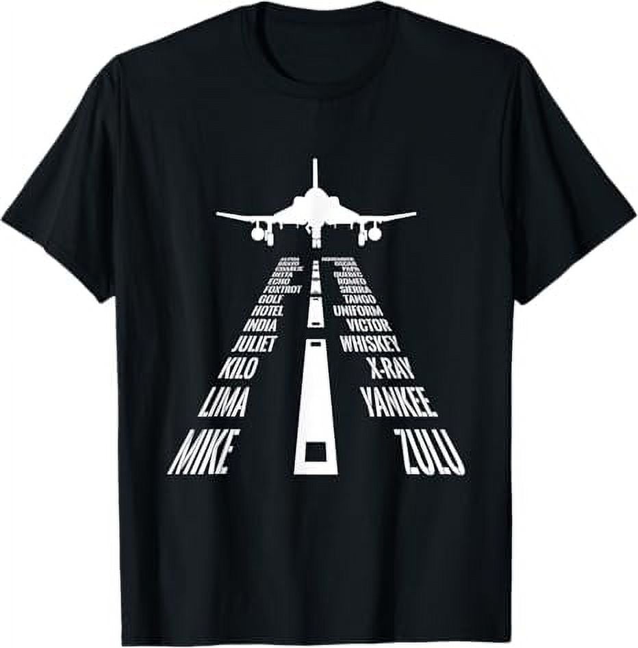 Flying F 4 Phantom Pilot Phonetic Alphabet Runway F4 T Shirt