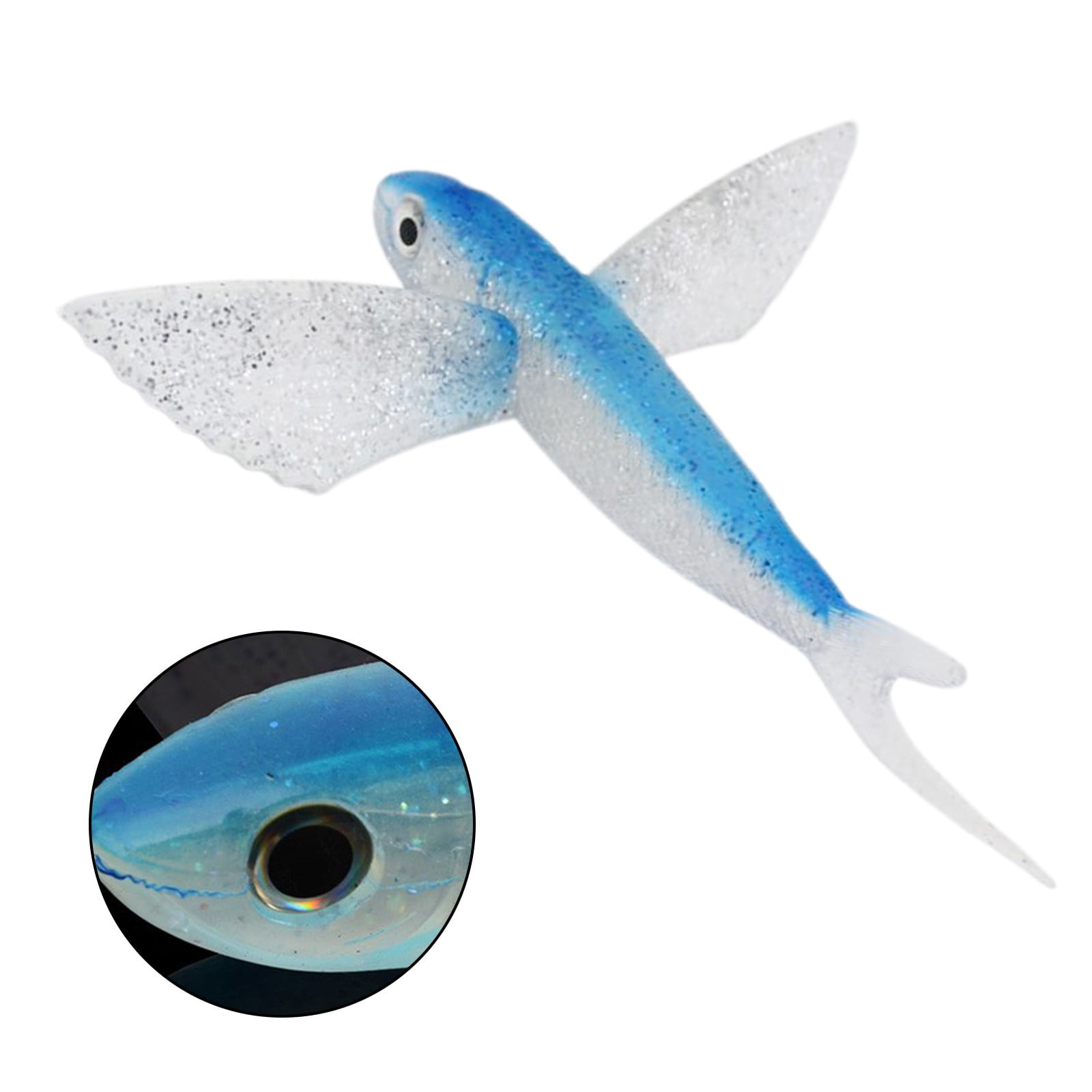 Flying Fish Artificial Bait Soft Tuna Lure Seawater Fishing Lure For ...