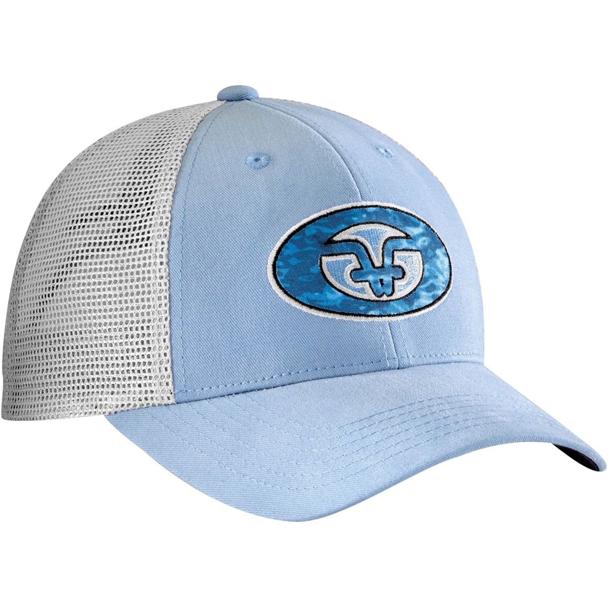 Flying Fisherman Blue Water Camo Logo Trucker Hat - Blue - Walmart.com