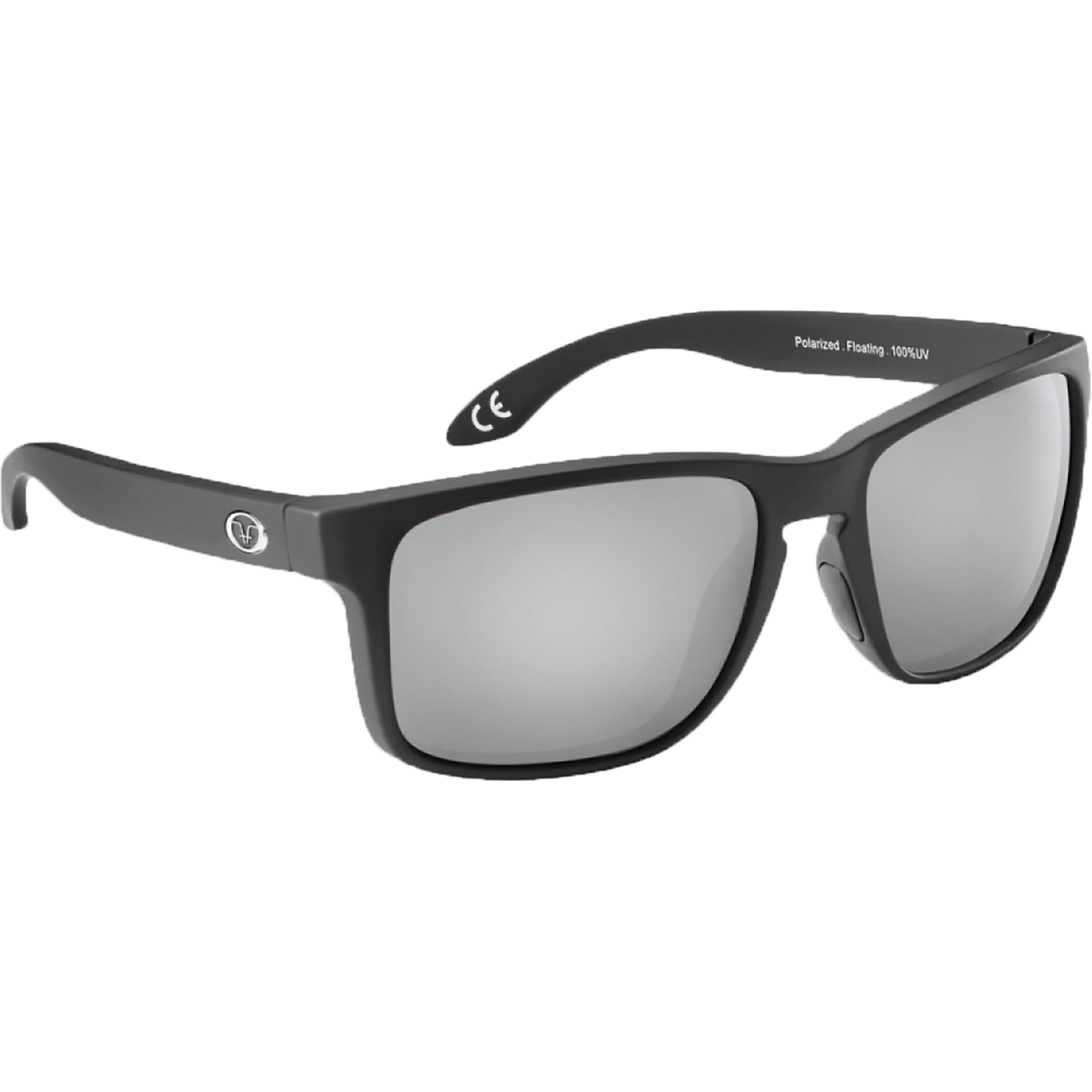 Flying Fisherman Lagoon Floating Sunglasses - Matte Black/Smoke Silver ...