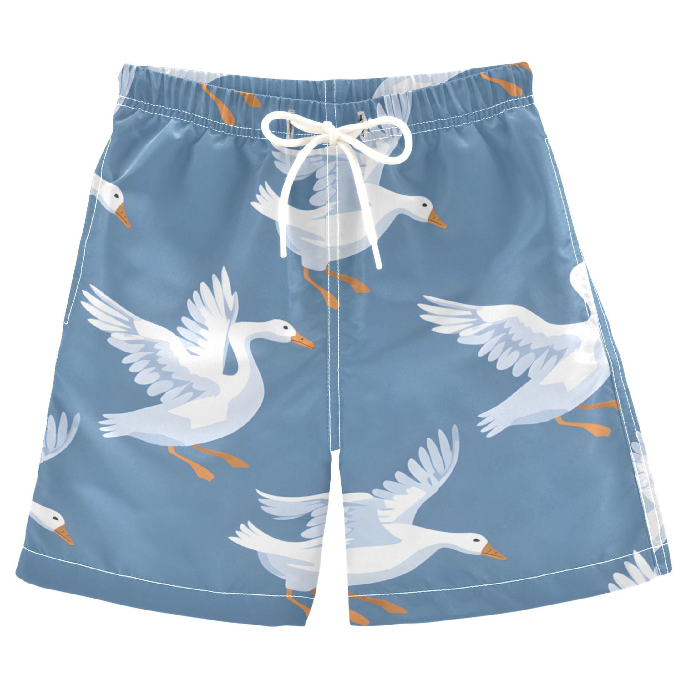 Flying Goose Cartoon Boys' Beach Pants Board Shorts Swim Trunks Bathing ...