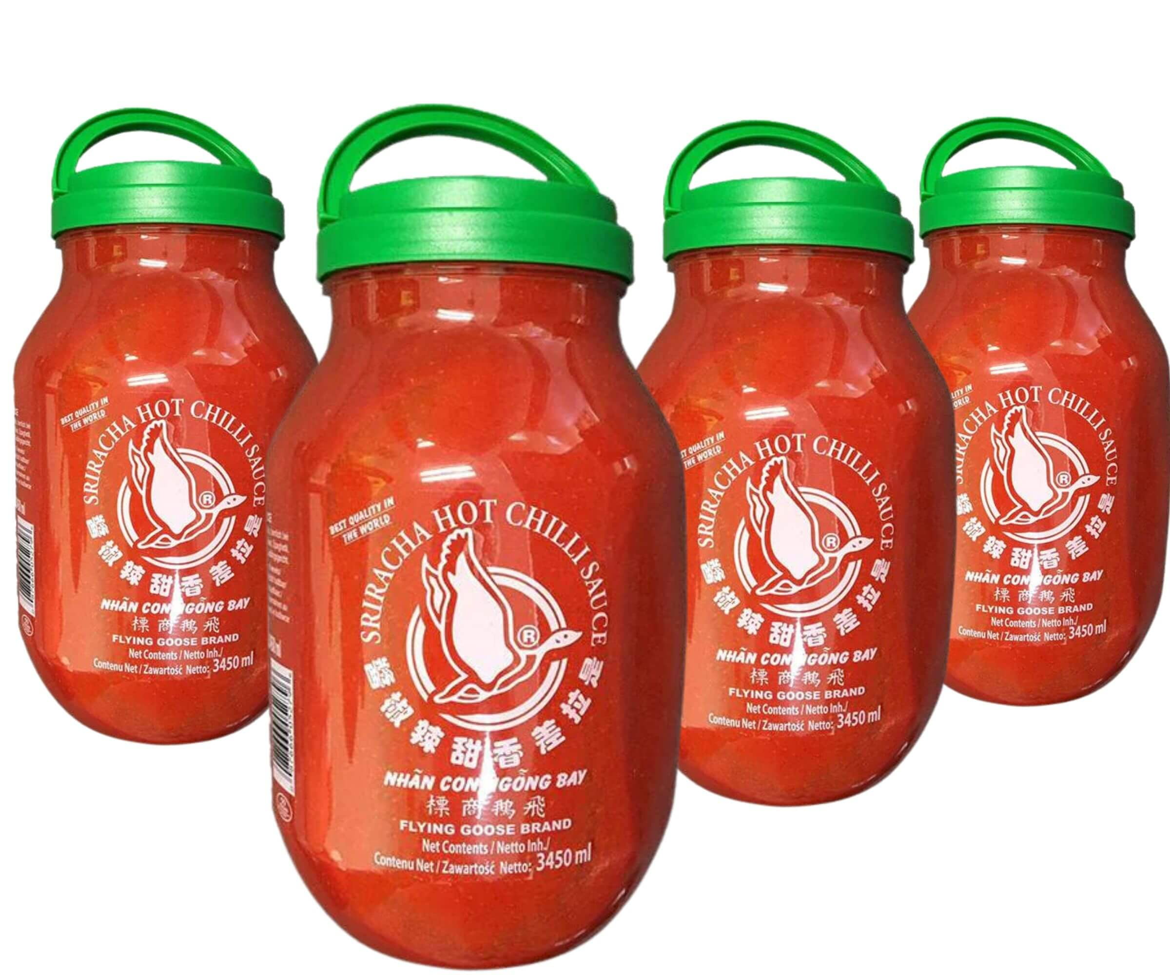 Flying Goose Sriracha Hot Chili Sauce, Bulk Food Service, 3.45L / 7.6 lbs - Authentic Asian ...