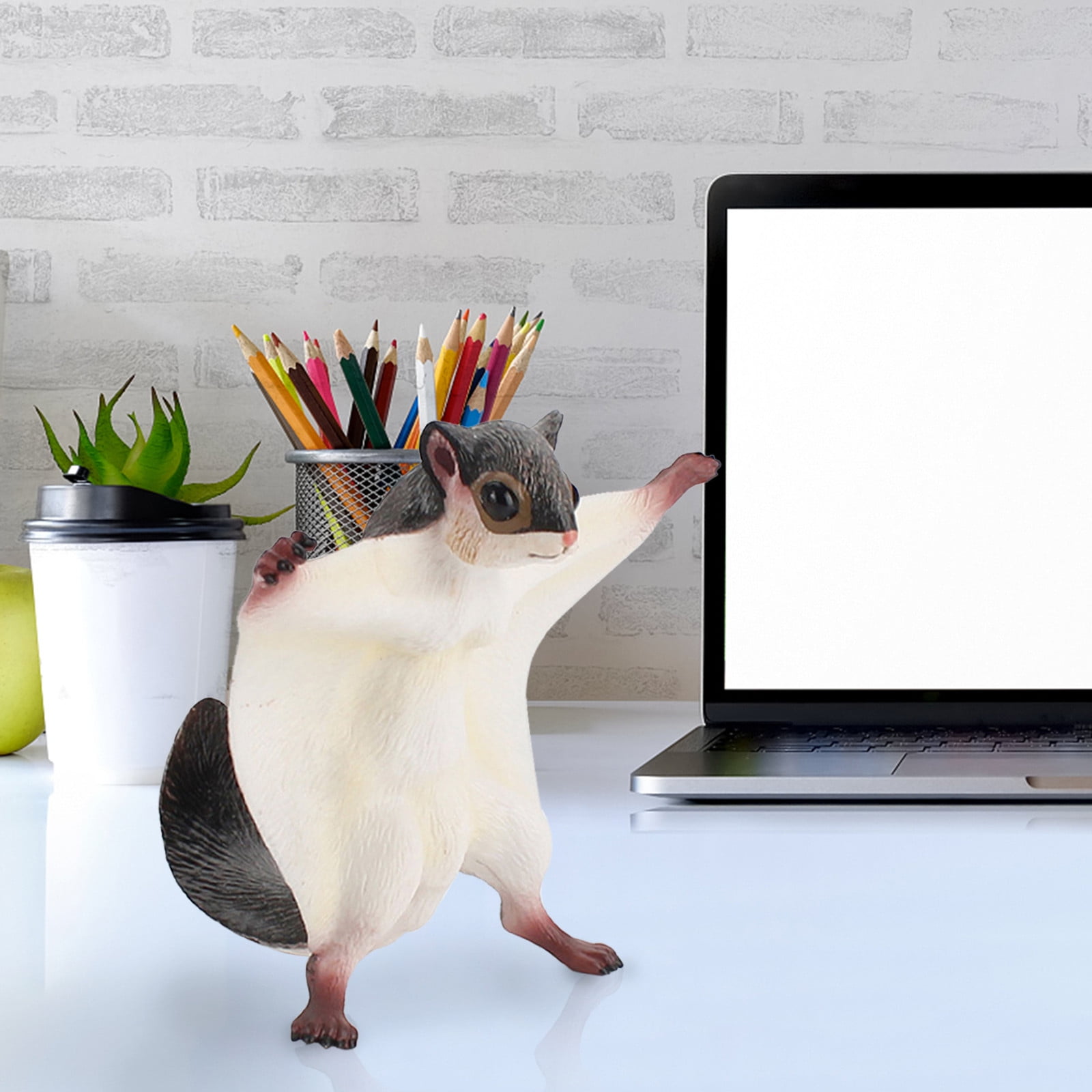 Flying Hamster Figurine | Lifelike Resin Animal Model | Hand-Painted ...