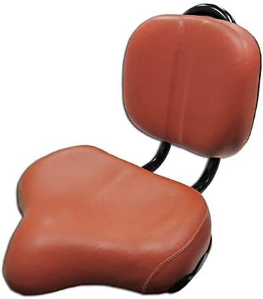 Flying Horse Bike Seat with Backrest Brown Saddle - Comfort Bike Back ...