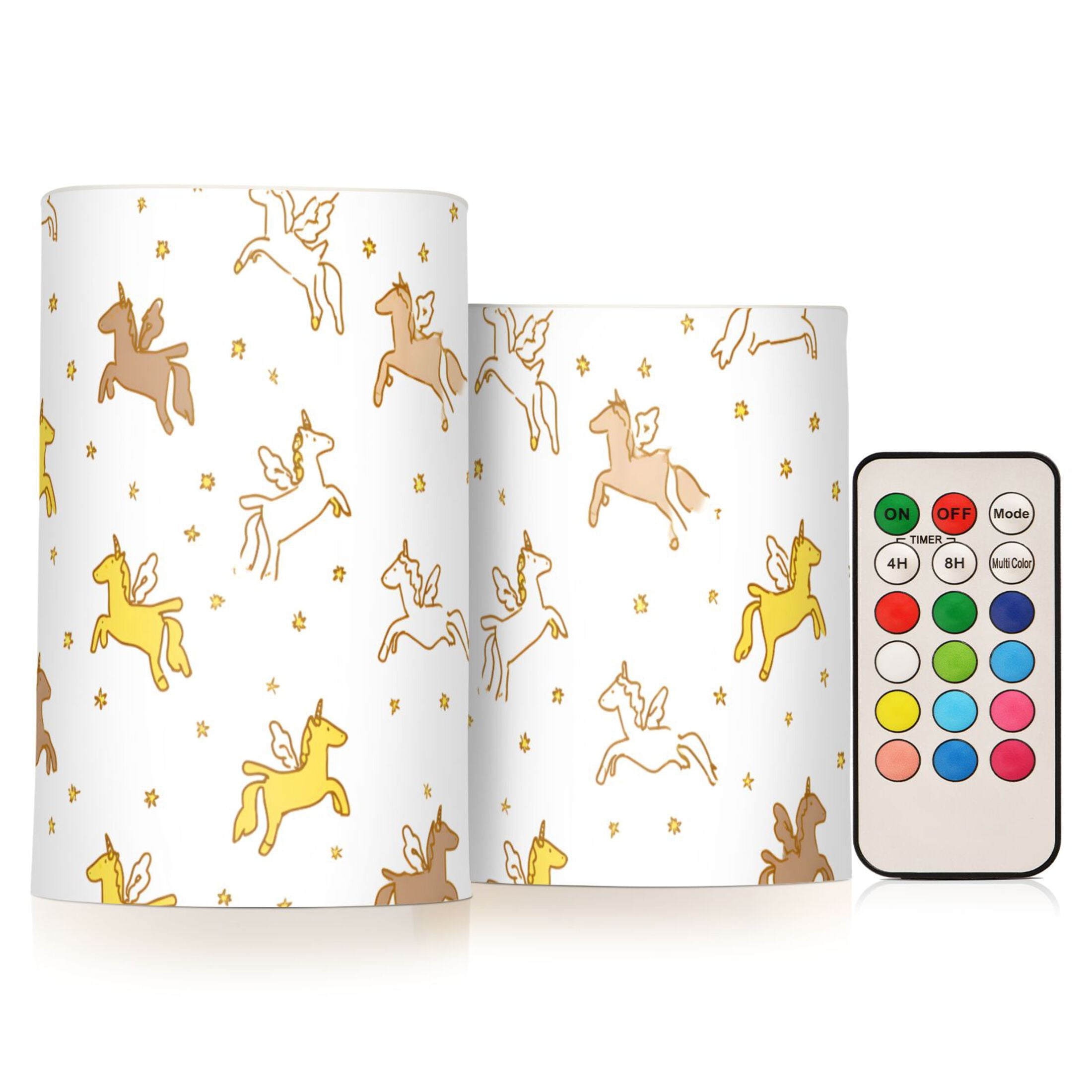 Flying Horse Flameless LED Candle Set with Remote, Battery Operated ...