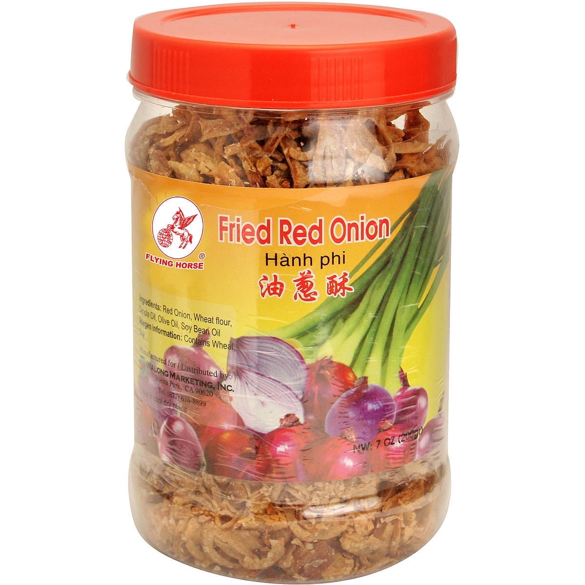 Flying Horse Fried Red Onion, Crispy Fried Onions, Golden Brown Fried Red Onions, (Hanh Phi) 油葱酥 ...