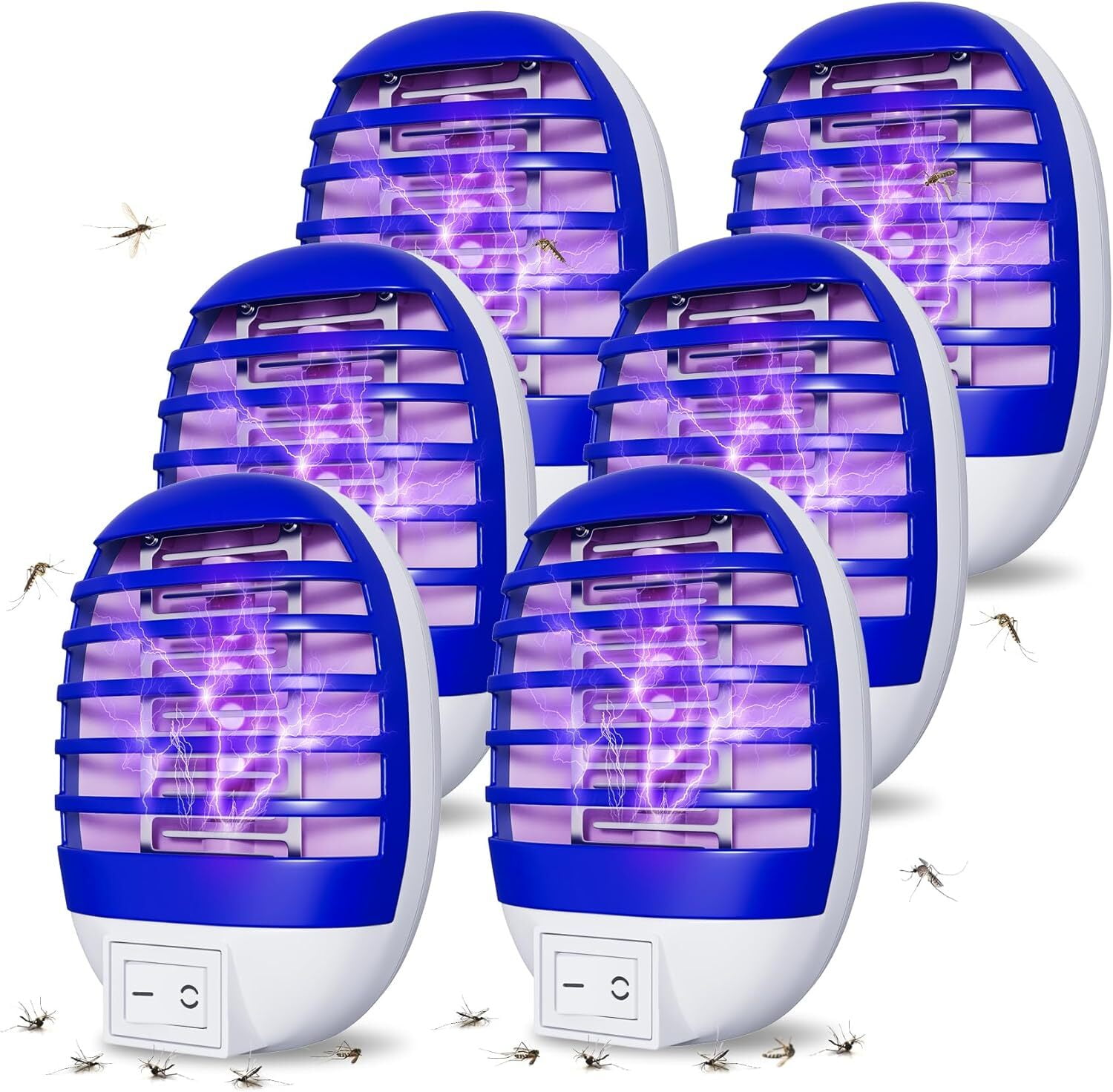 Flying Insect Mosquito Trap, Flying Bug Zapper Indoor, Electronic ...