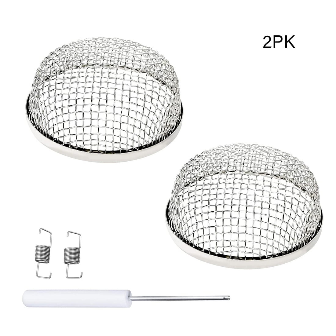 RV Furnace Vent Insect Screen, 2pcs Stainless Steel Mesh Cover with ...