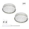 RV Furnace Vent Insect Screen, 2pcs Stainless Steel Mesh Cover with ...