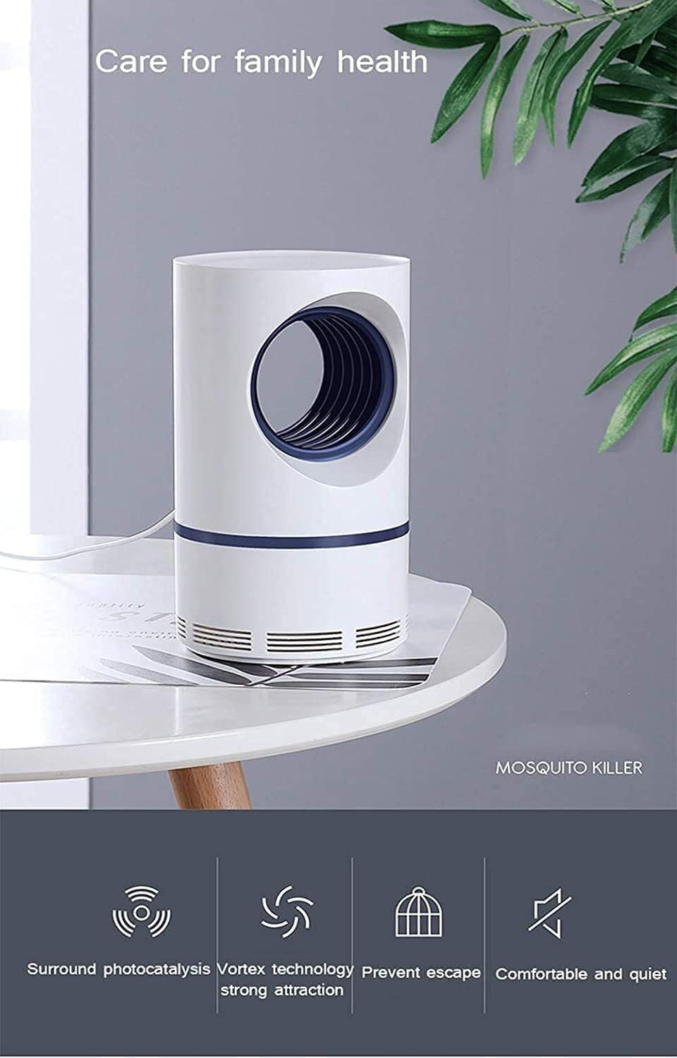 Flying Insect Trap Indoor, Insect Catcher for Home, Fly Traps for ...