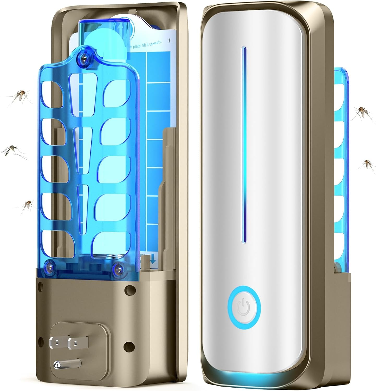 Flying Insect Trap, Plug in Fruit Fly Traps for Indoors, Light Trap ...