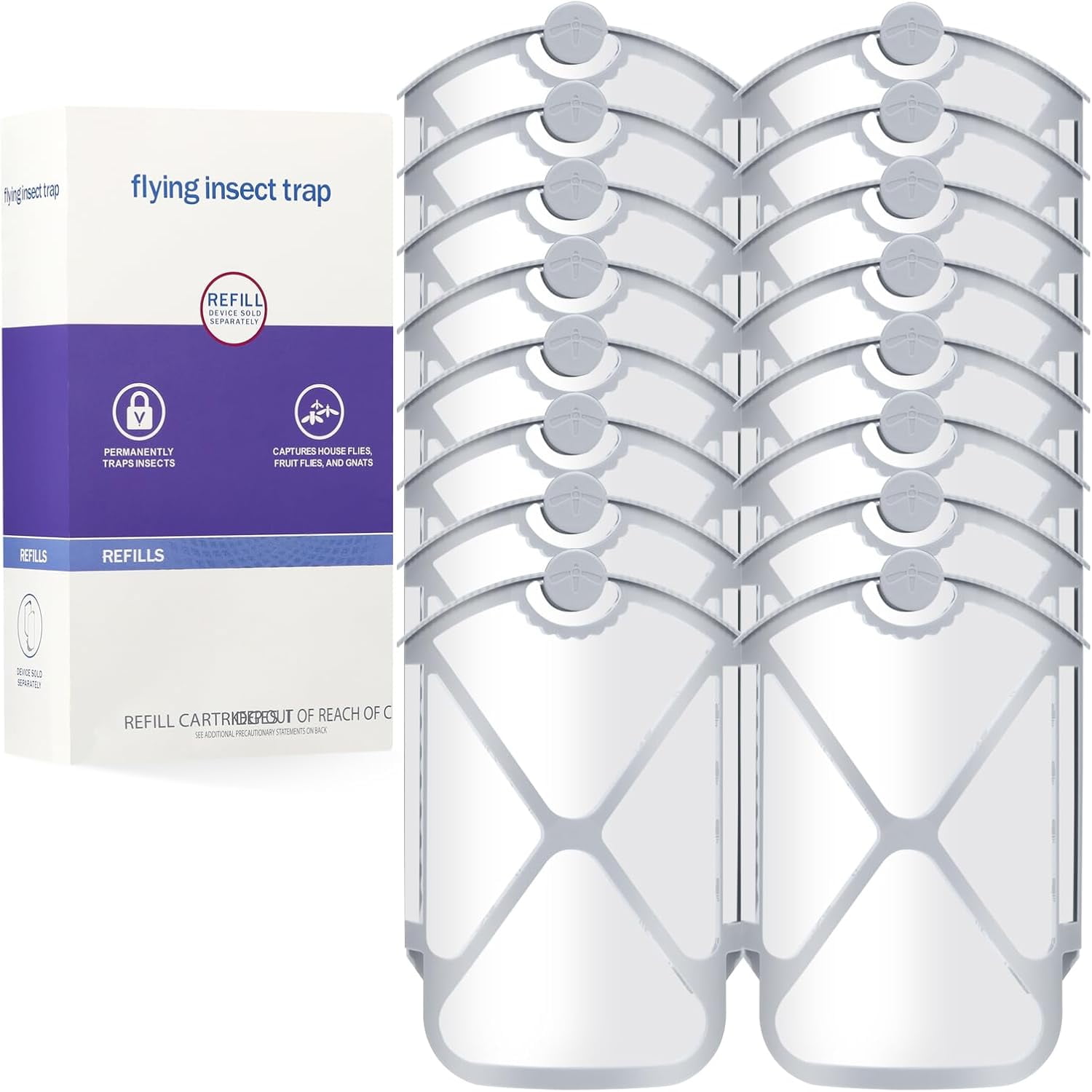 Flying Insect Trap Refills & 16 Cartridges, Compatible with M364A ...