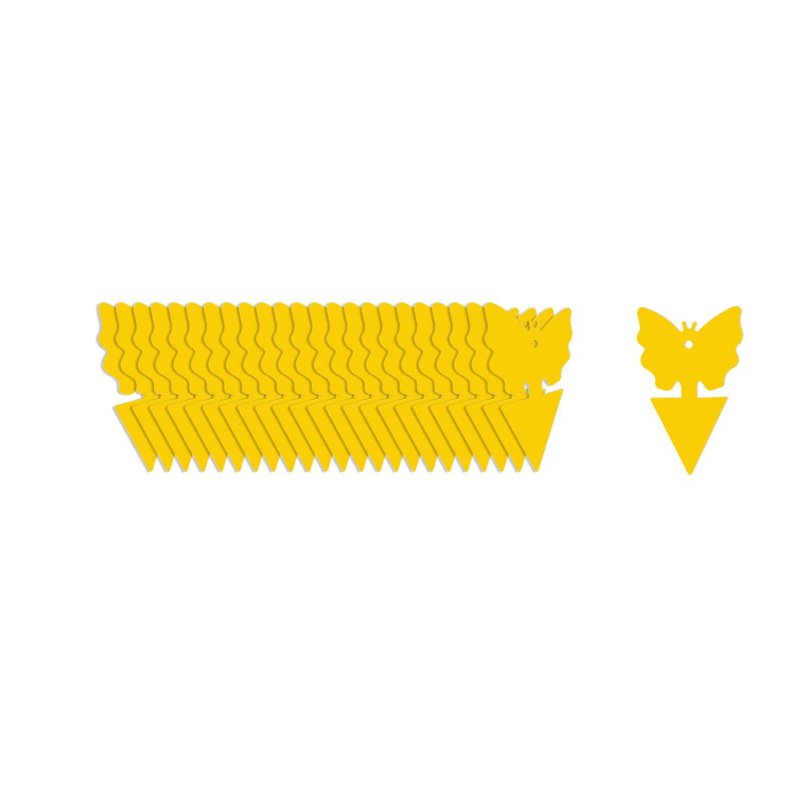Flying Insect Trap, Yellow Gnat Traps For House Indoor, 30Pcs Shaped ...