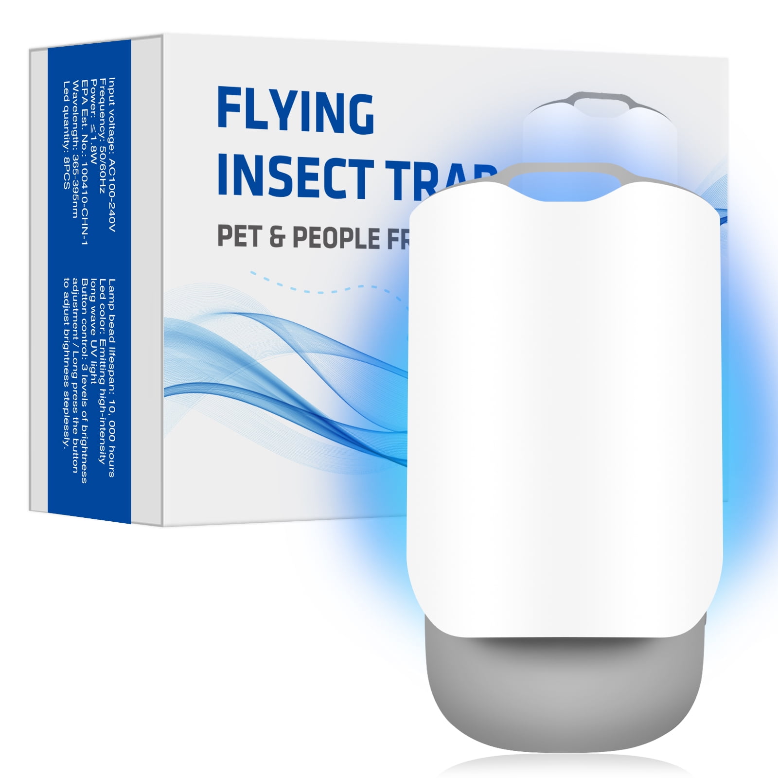 Flying Insect Trap for Indoors Light Trap Captures Fruit Flies ( 1 ...