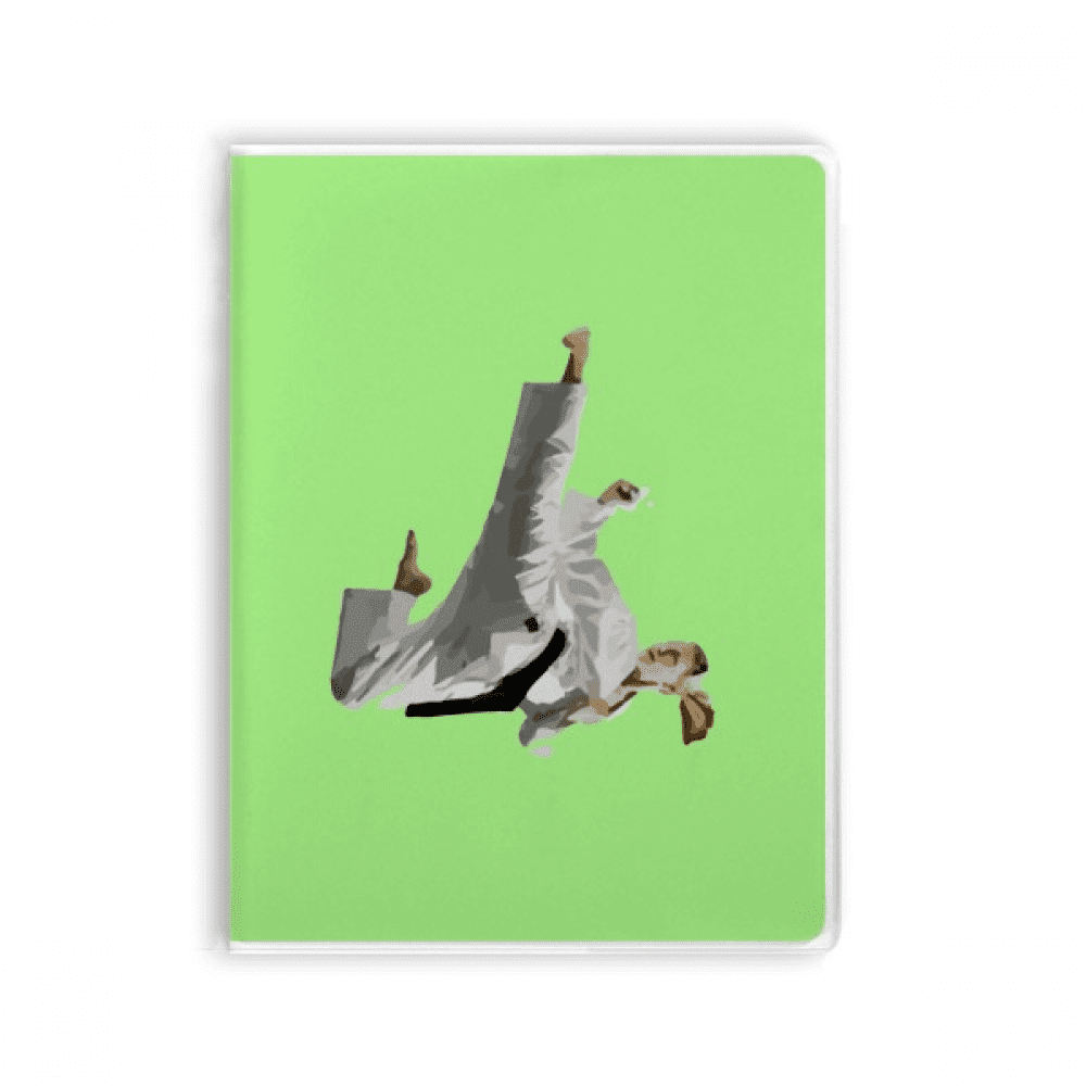 Flying Kick Martial Arts Practice Notebook Gum Cover Diary Soft Cover ...