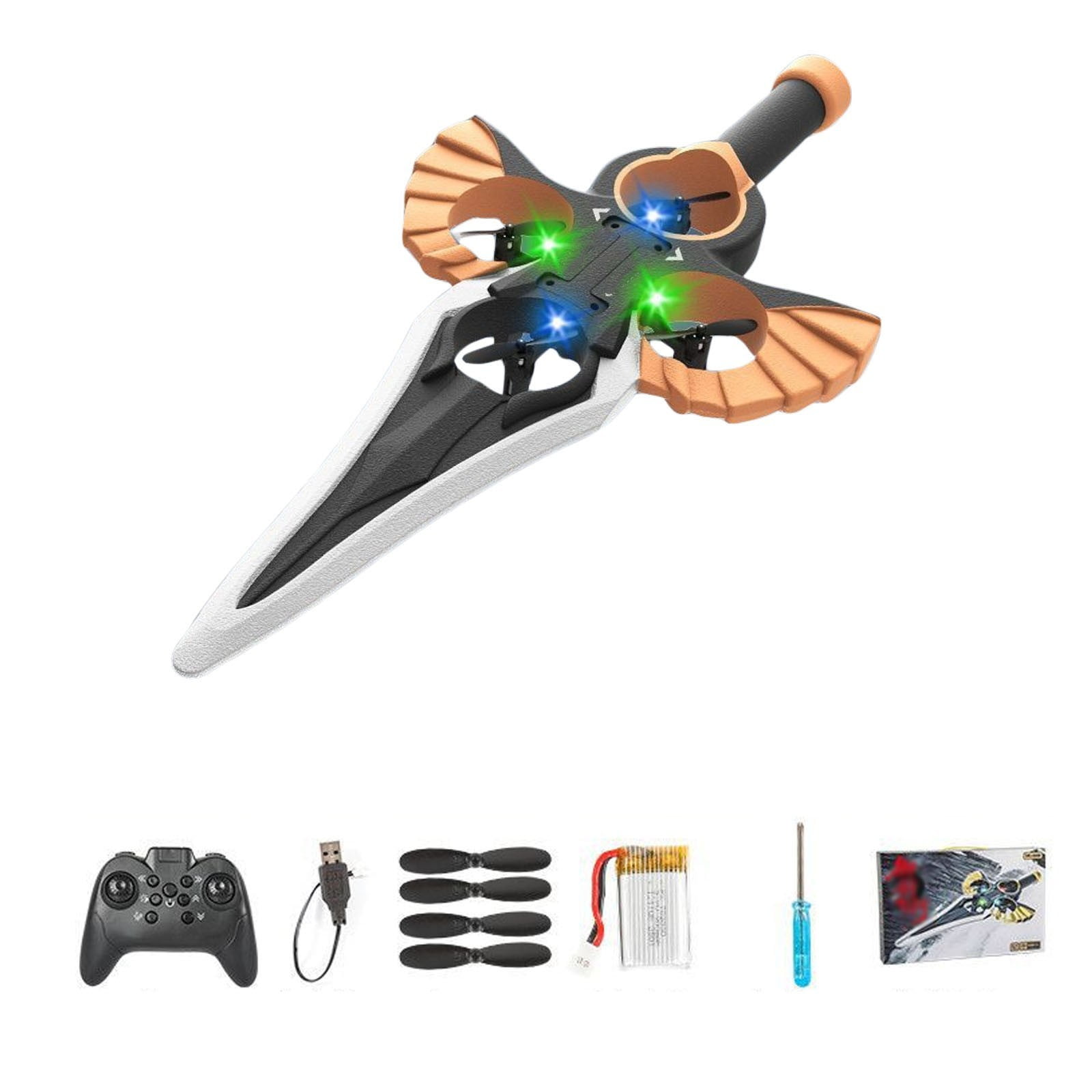 Flying Machine For Kids With Cool LED Lights Long Battery Life Easy ...