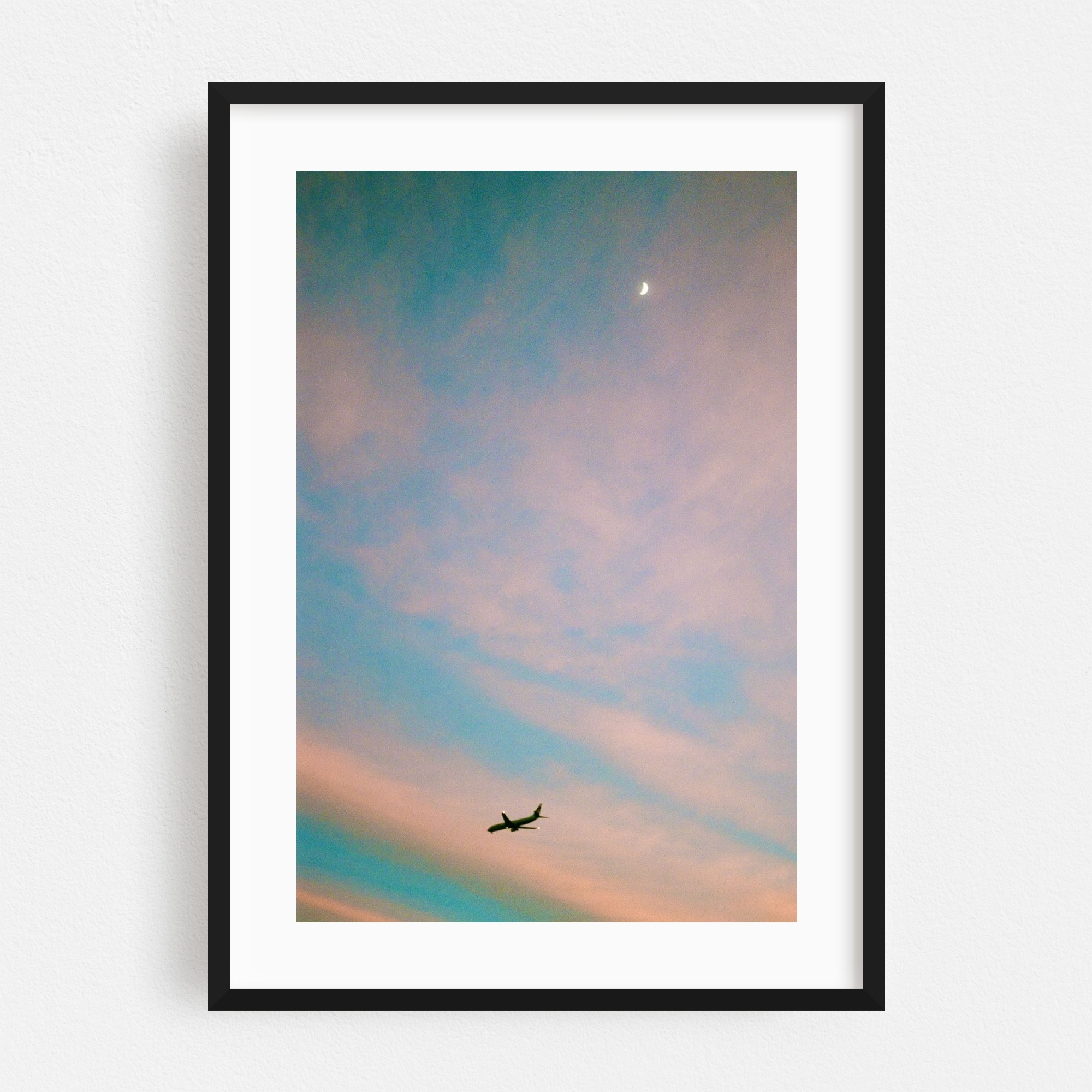 Flying Under the Moon - Vancouver Washington Photography Airplane Moon ...