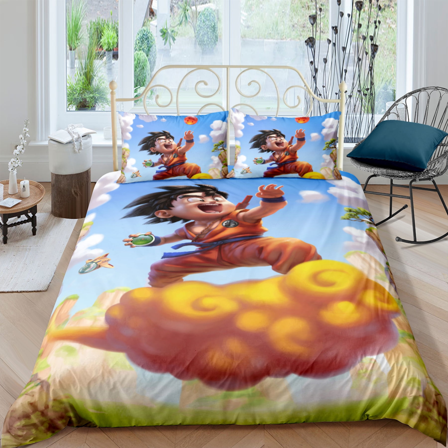 Flying Nimbus Bedding Set Vibrant Design for a Cheerful Bedroom Decor ...