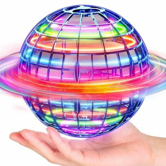 Flying Orb Ball (Blue,2025 Upgraded) with Dazzling Lights,Magic Hover ...