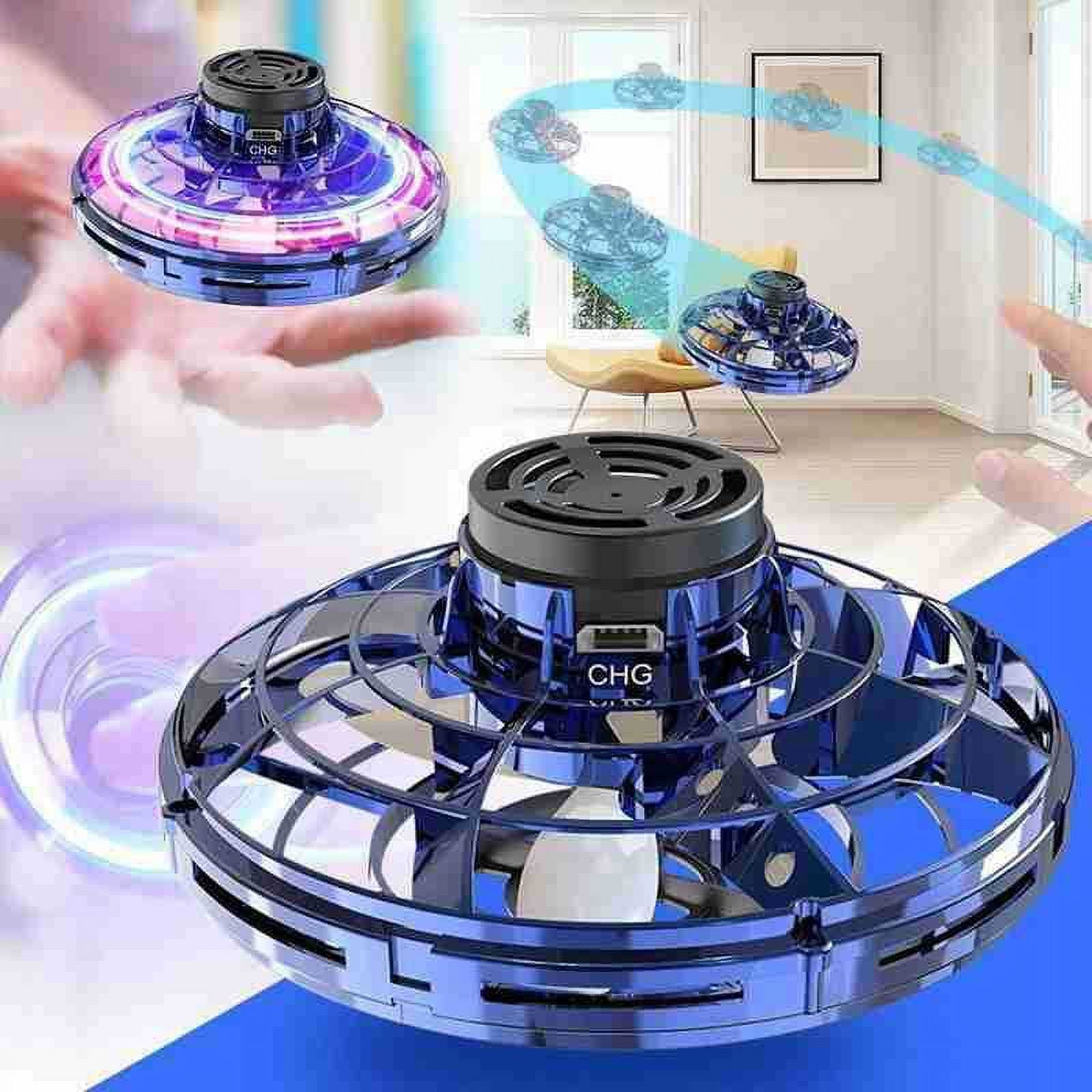 Flying Orb Ball Cosmic Globe Ball Toy Built in RGB Light 360°Rotating ...
