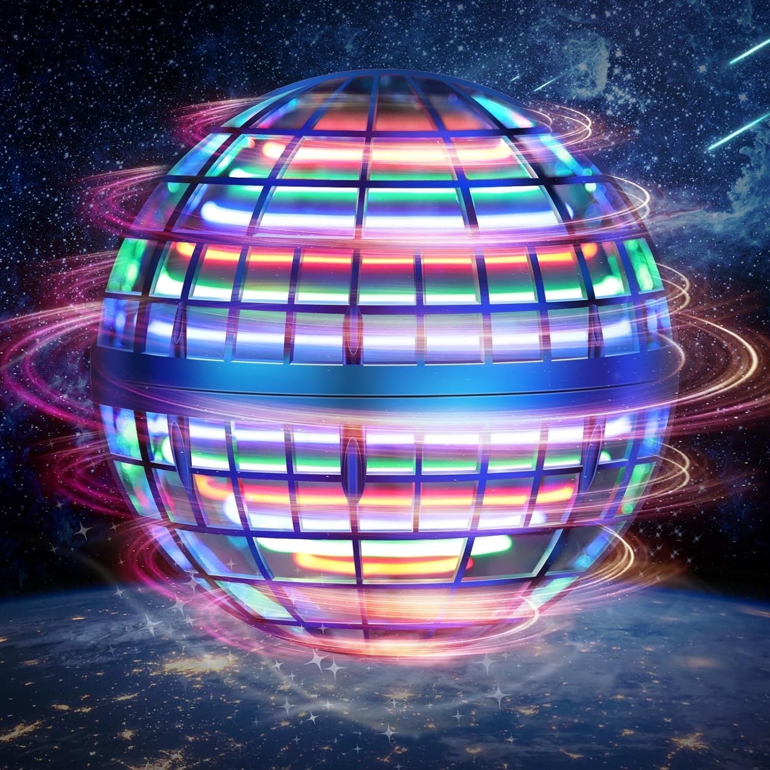 Flying Orb Ball Toy, Boomerang Hover Ball, Fly Spinner Toy Hand ...