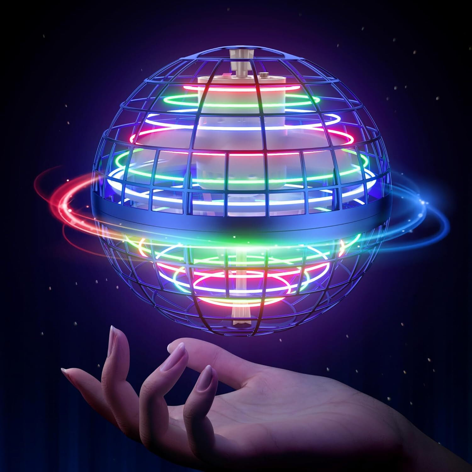 Flying Orb Ball, Boomerang Hover Ball, Fly Fidget Spinner Toy, Hand ...