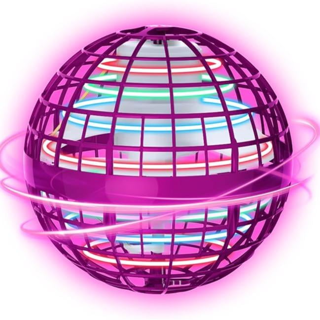 Flying Orb Ball with Dazzling Lights, Magic Hover Spinner, Cool ...