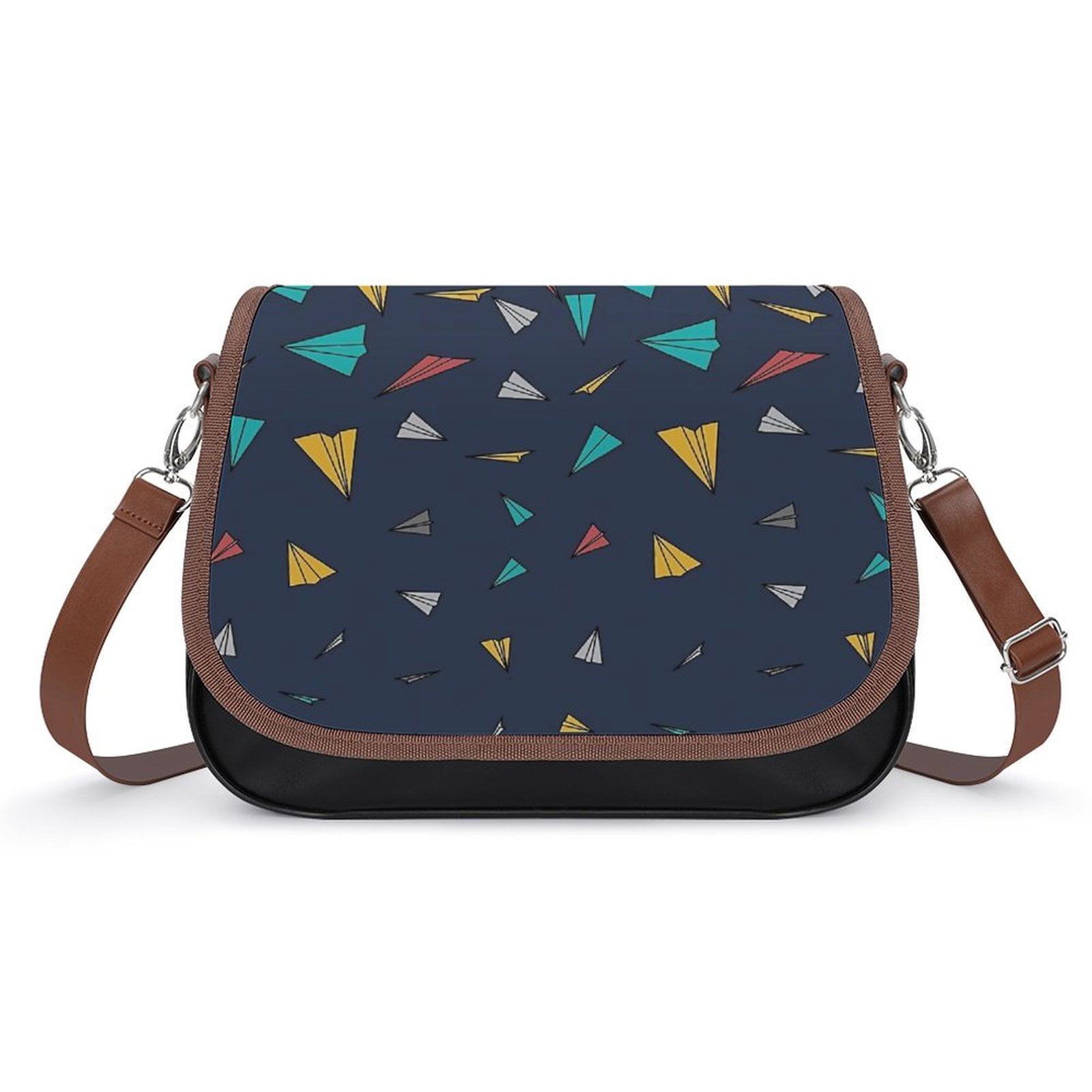 Flying Paper Planes Pu Leather Shoulder Bag Essential For Daily Travel ...