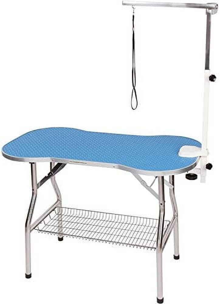 Flying Pig Heavy Duty Stainless Steel Frame Bone-Shape Grooming Table ...