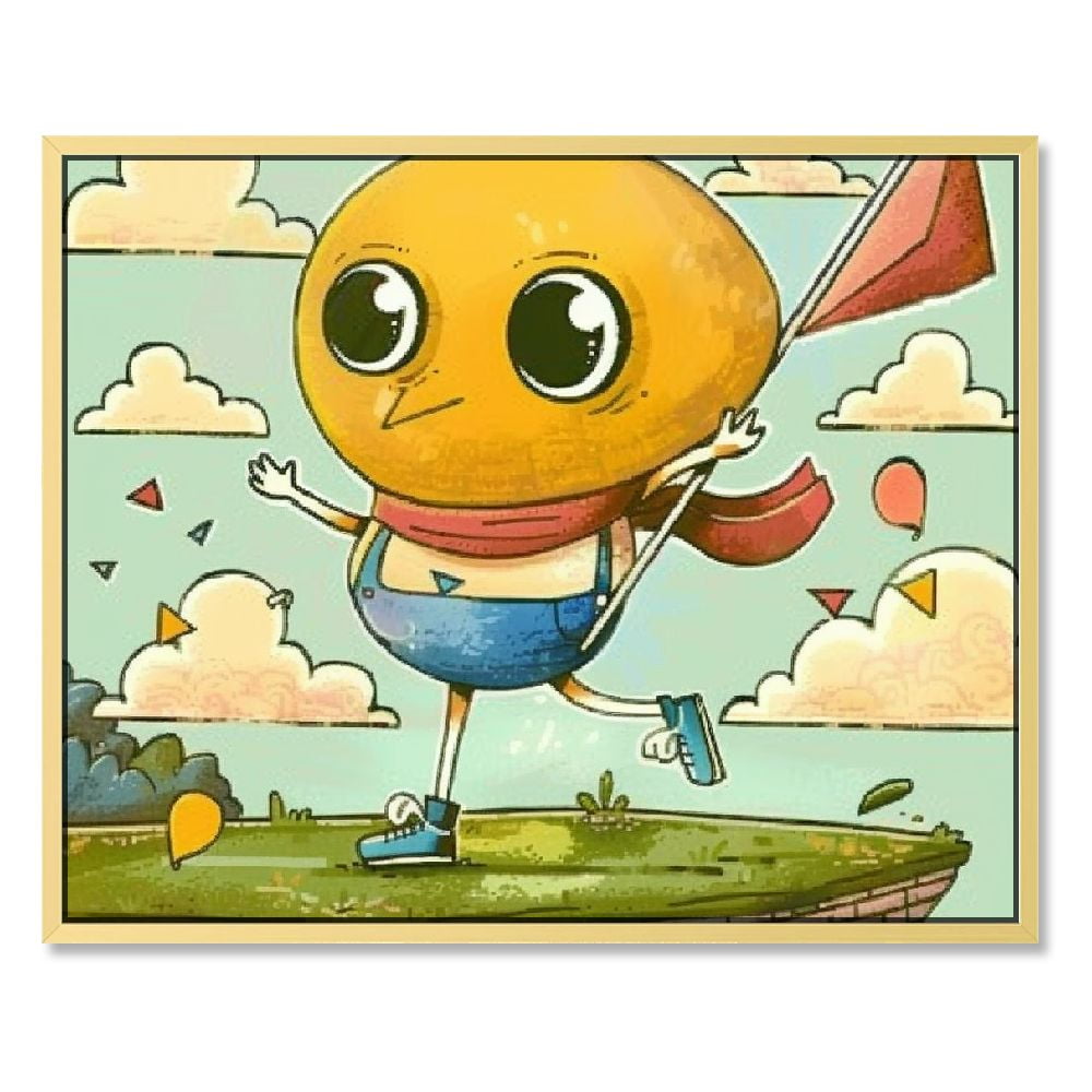Flying Potato Cute Vibes Poster,Preppy Prints Vintage Posters Cartoon ...