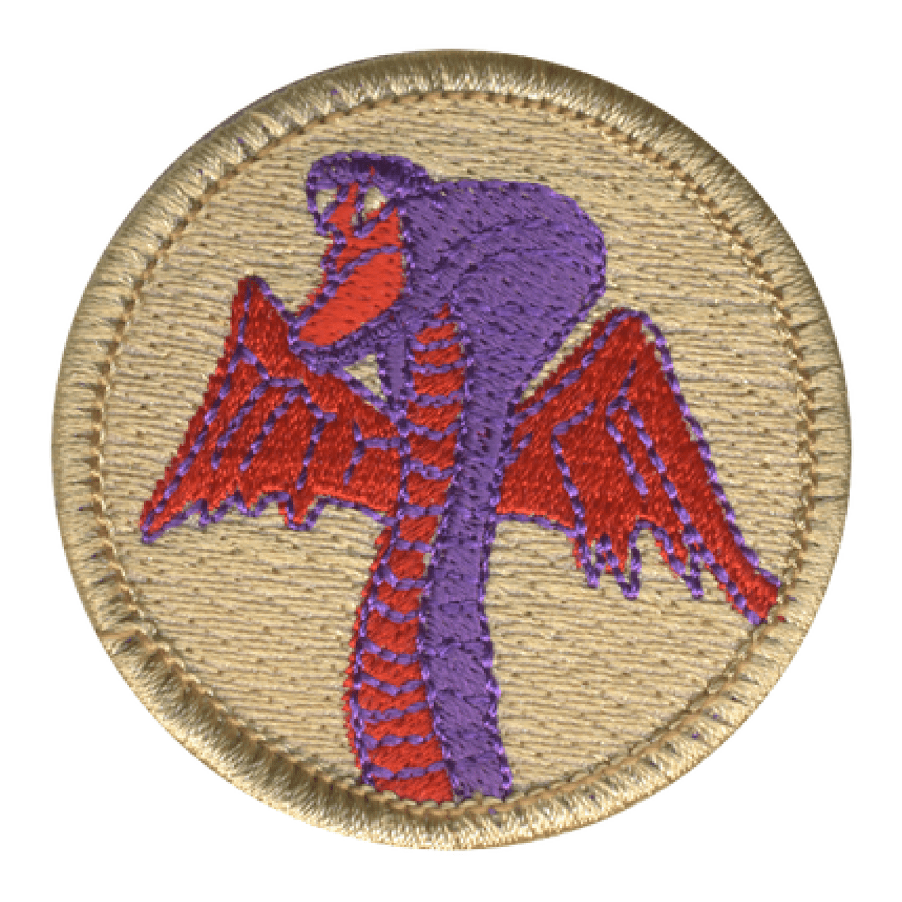 Flying Purple Cobra Scout Patrol Patch (Sew-on) - ClassB - Walmart.com