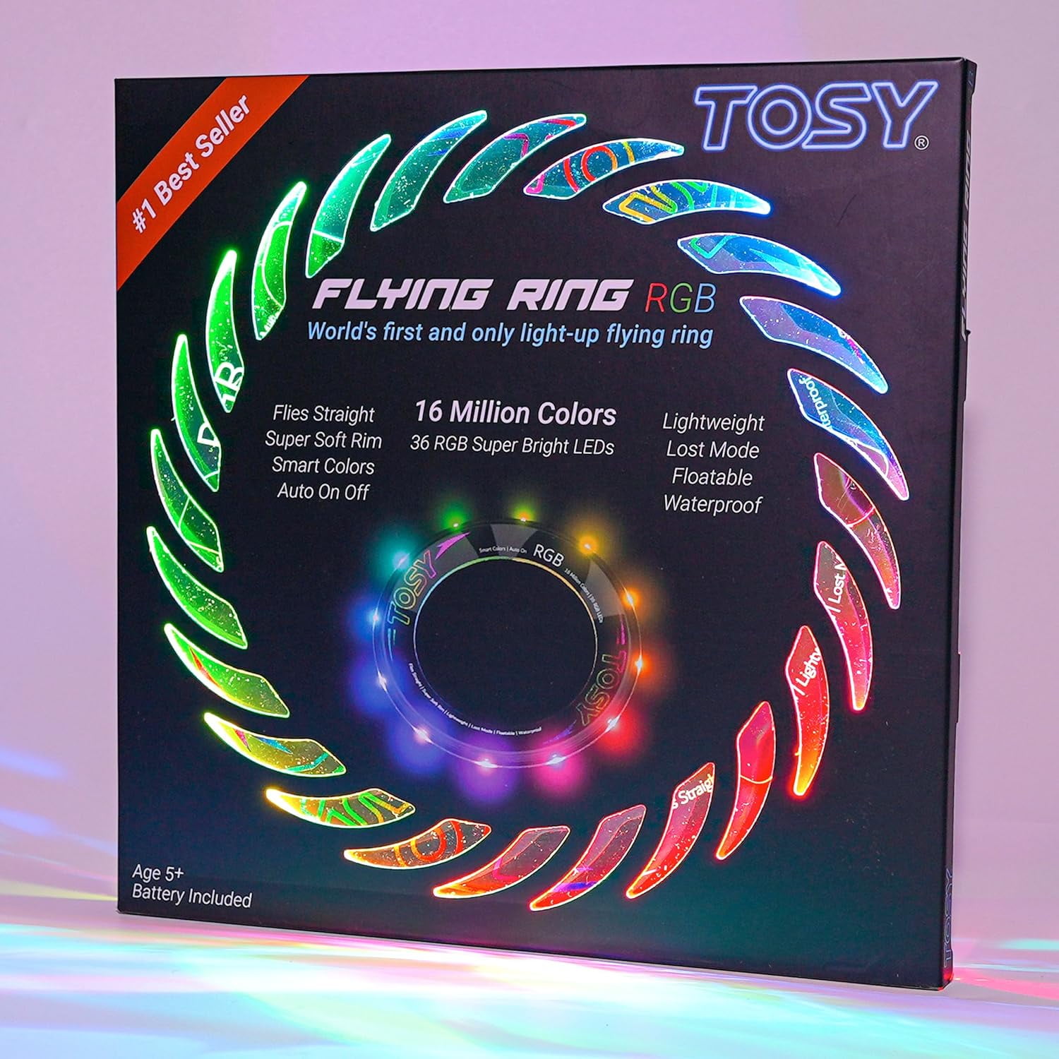 Flying Ring - 16 Million Color RGB LEDs or 12 LEDs, Super Bright, Lost ...