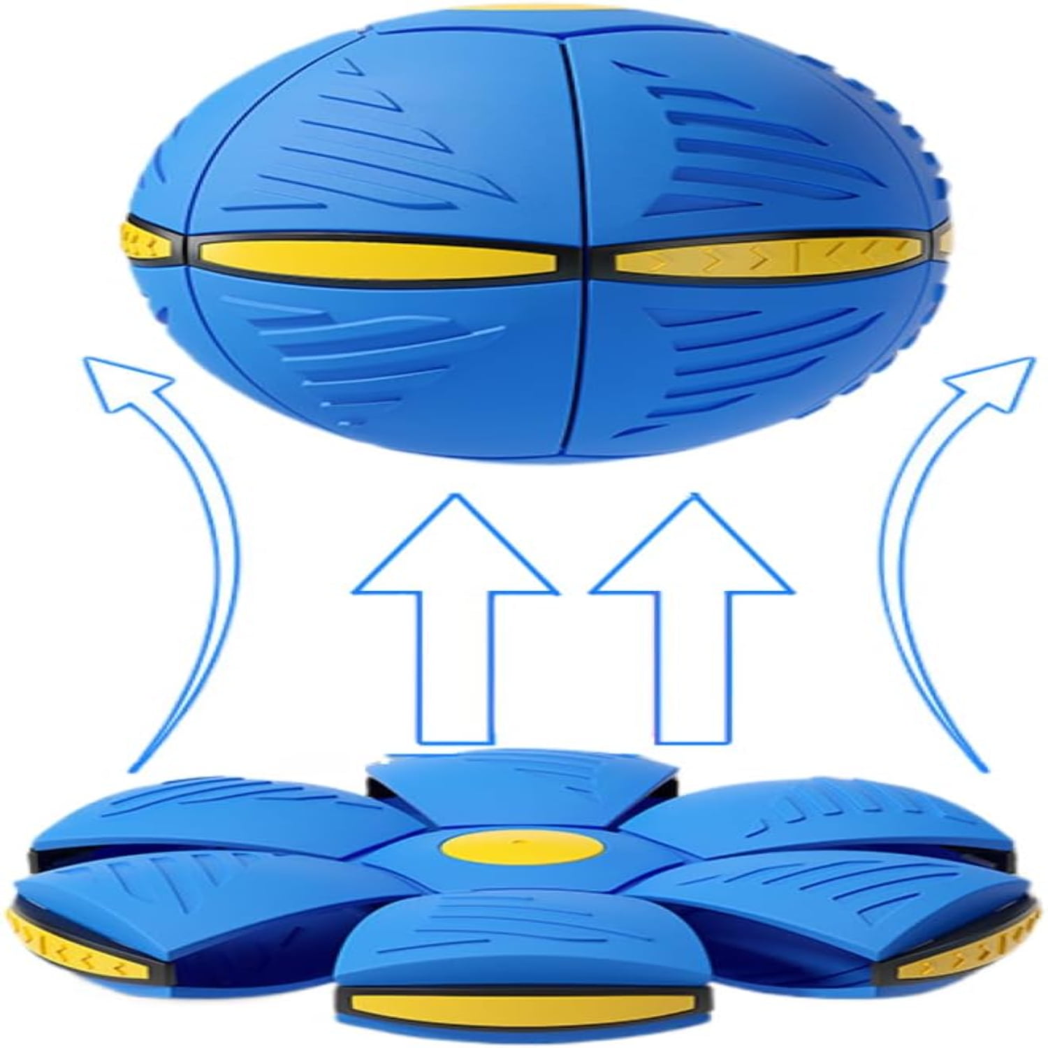 Flying Saucer Ball for Dogs Pet Toy Interactive Flying Saucer Dog Toy ...