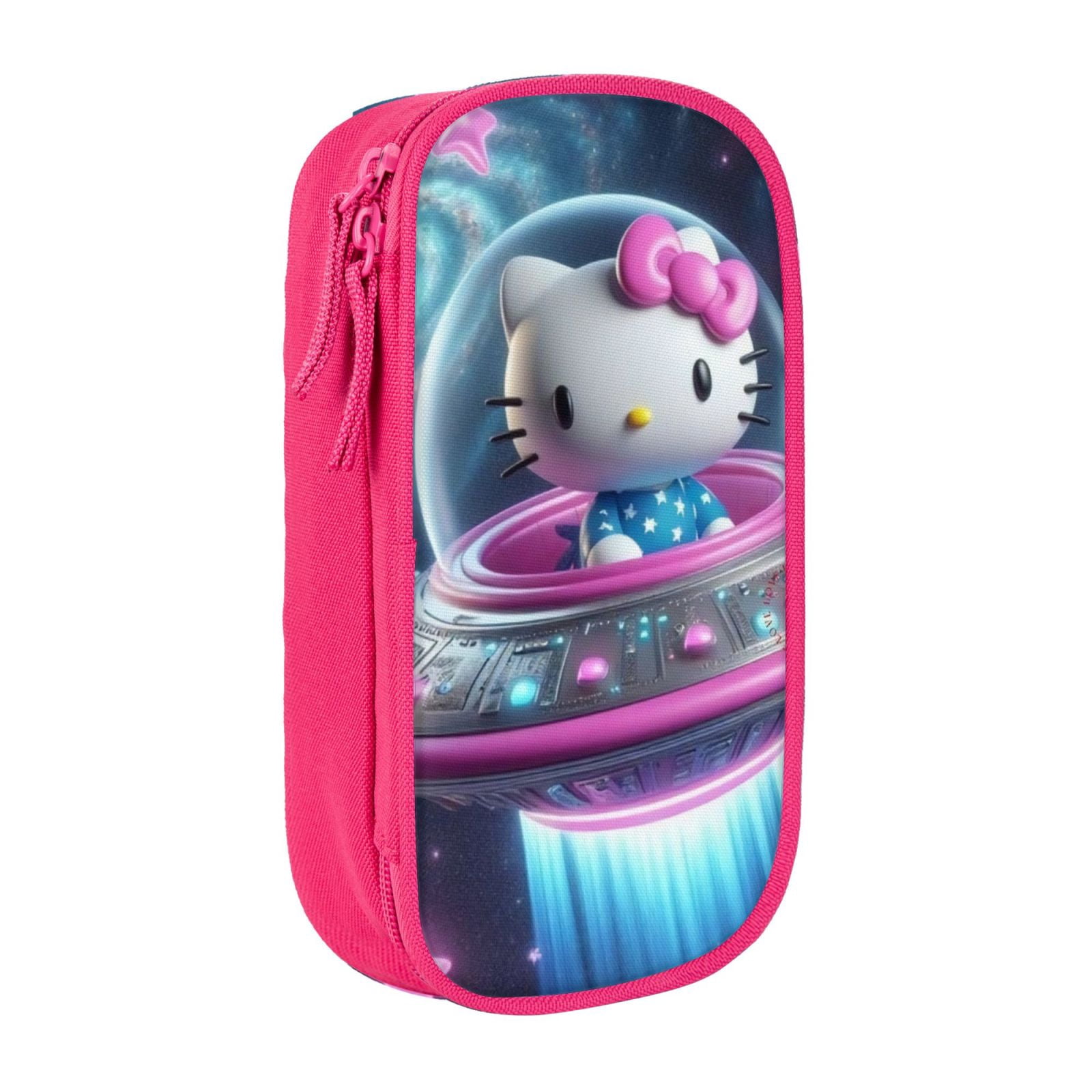 Flying Saucer Hello Kitty Pencil Case,Pencil Pouch,Extra Big Pencil Bag ...
