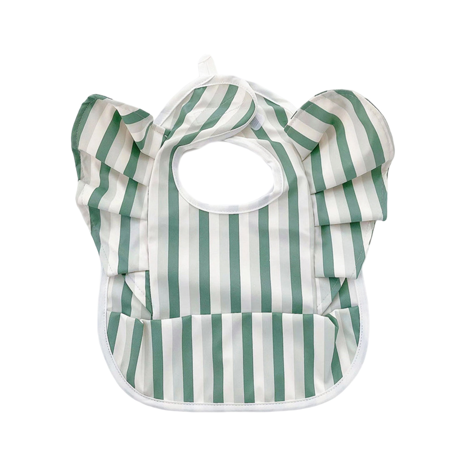 Flying Sleeve Baby Catcher Bib Angel Wing Designed Bib PU Water ...