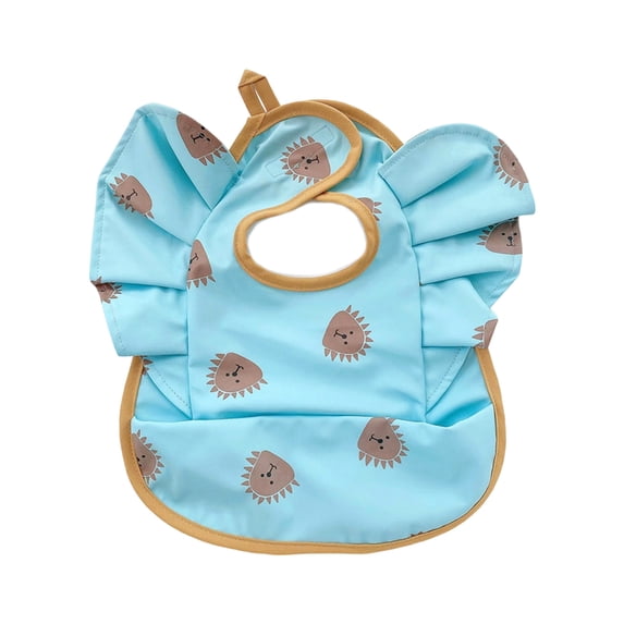 Flying Sleeve Baby Catcher Bib Angel Wing Designed Bib PU Water ...