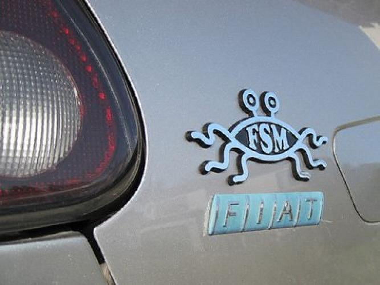 Flying Spaghetti Monster Car Emblem - Walmart.com