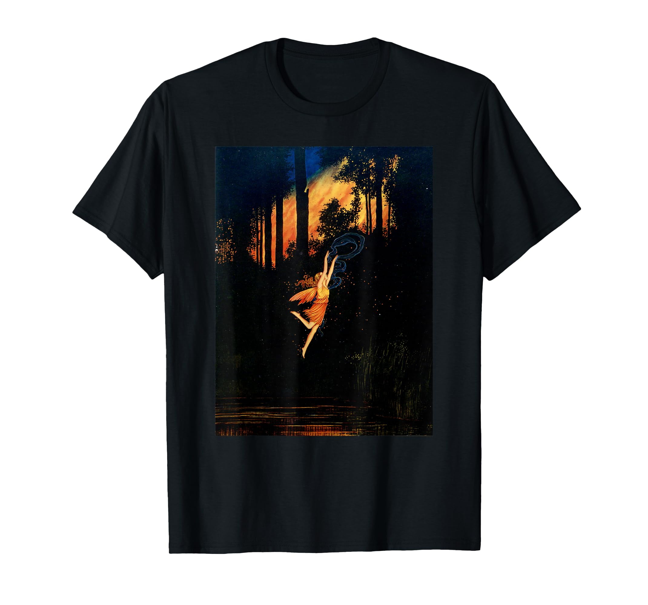 Flying Spark Sprite Fairy Fairytale Fantasy Magical Creature T-Shirt-S ...