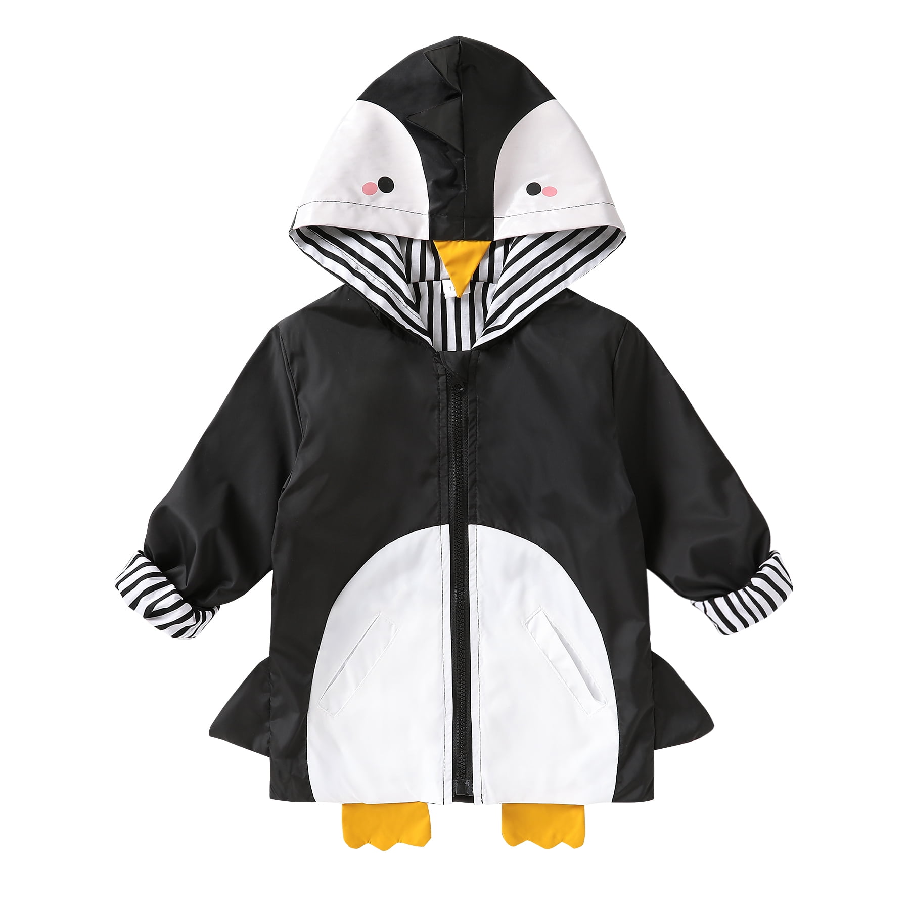 Flying Sun Toddler Baby Boy Girl Anminal Raincoat Cute Cartoon Hoodie ...