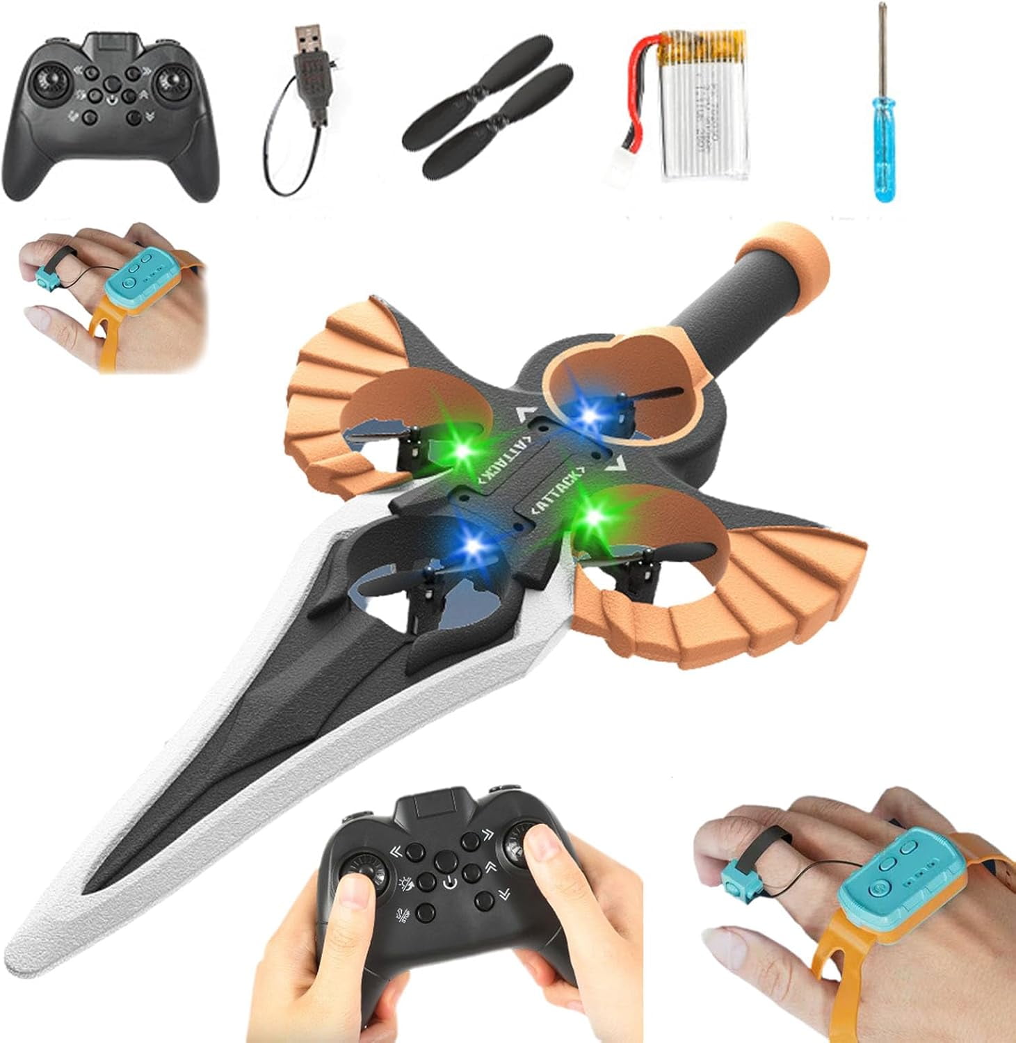 Flying Sword Rc Glider, Flying Sword Control By Hand, Remote Controlled ...