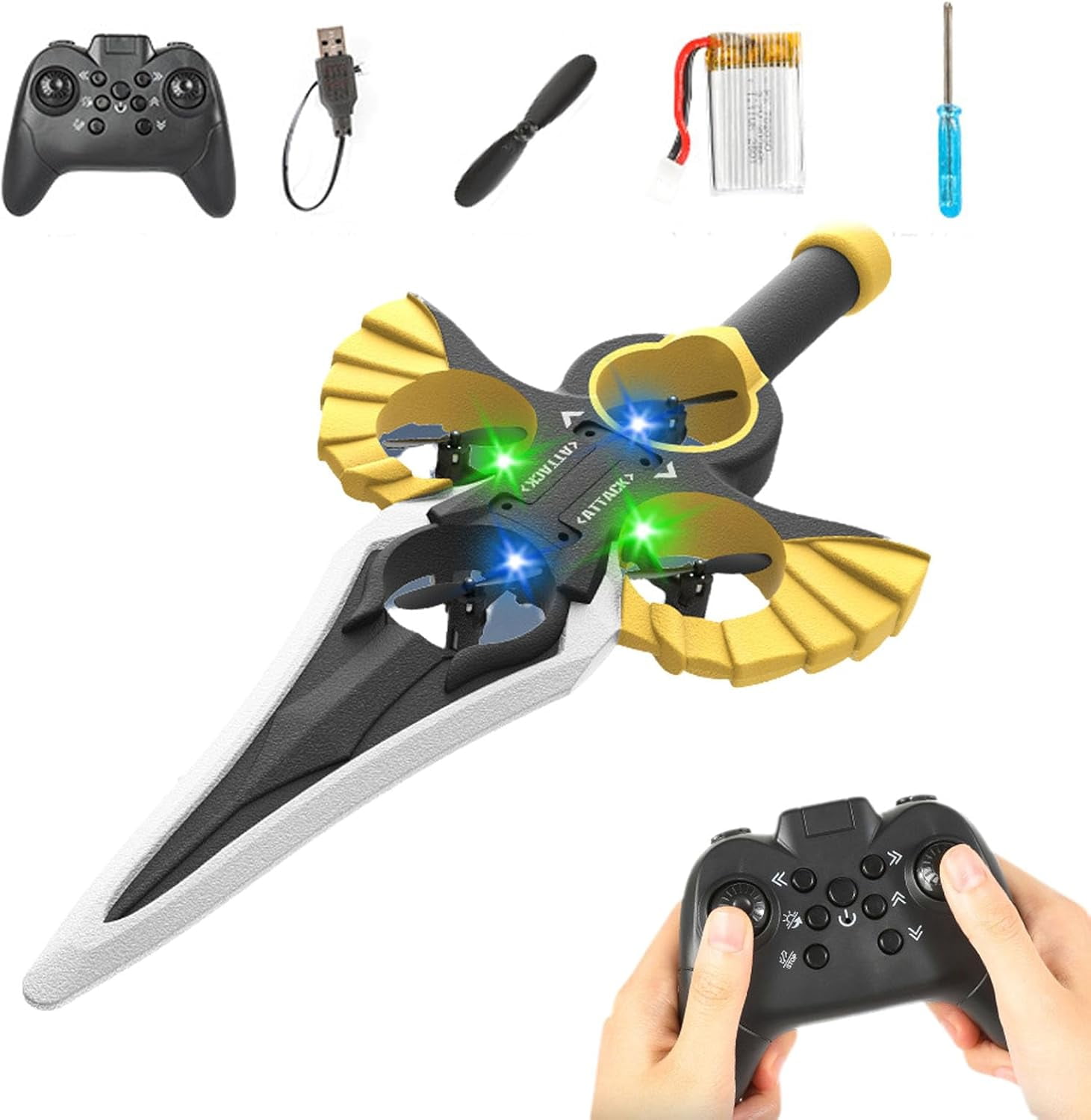 Flying Sword Rc Glider, Remote Flying Sword, Stunt Remote-Controlled, 3 ...
