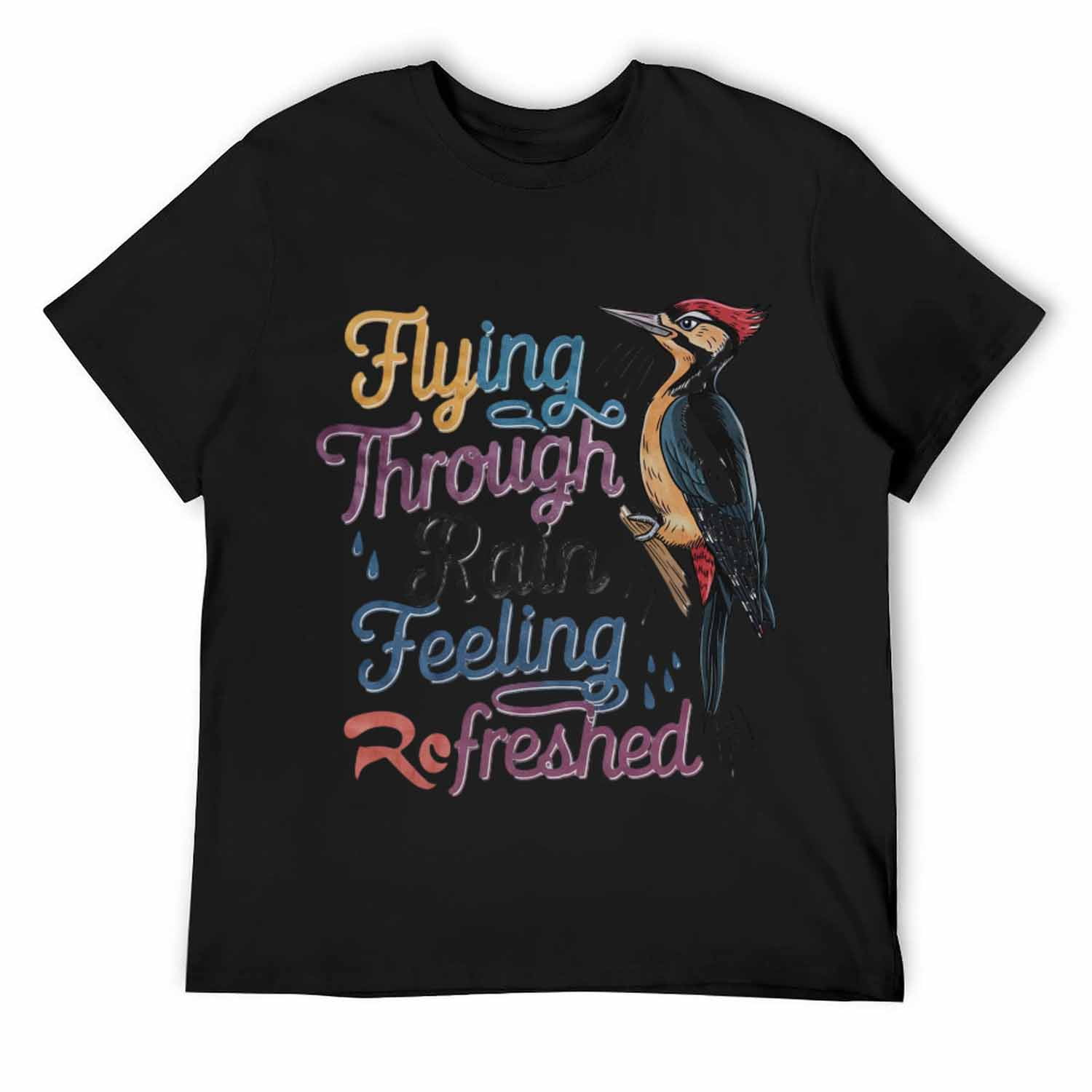 Flying Through Rain Feeling Refreshedtshirt design Deer Cruise Ship ...