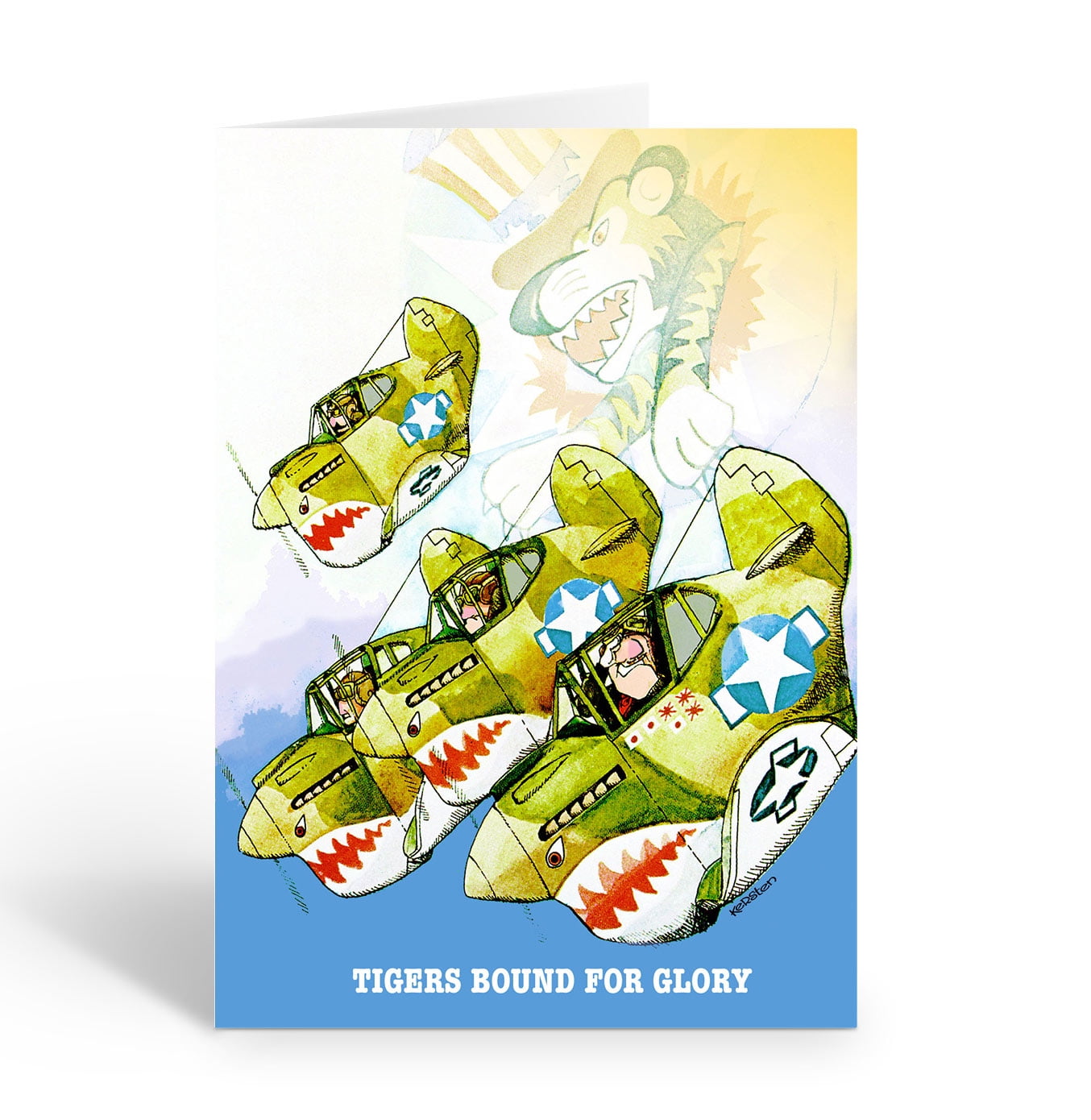 Flying Tigers WWII Note Cards - 10 Note Cards with Envelopes - Aviation ...