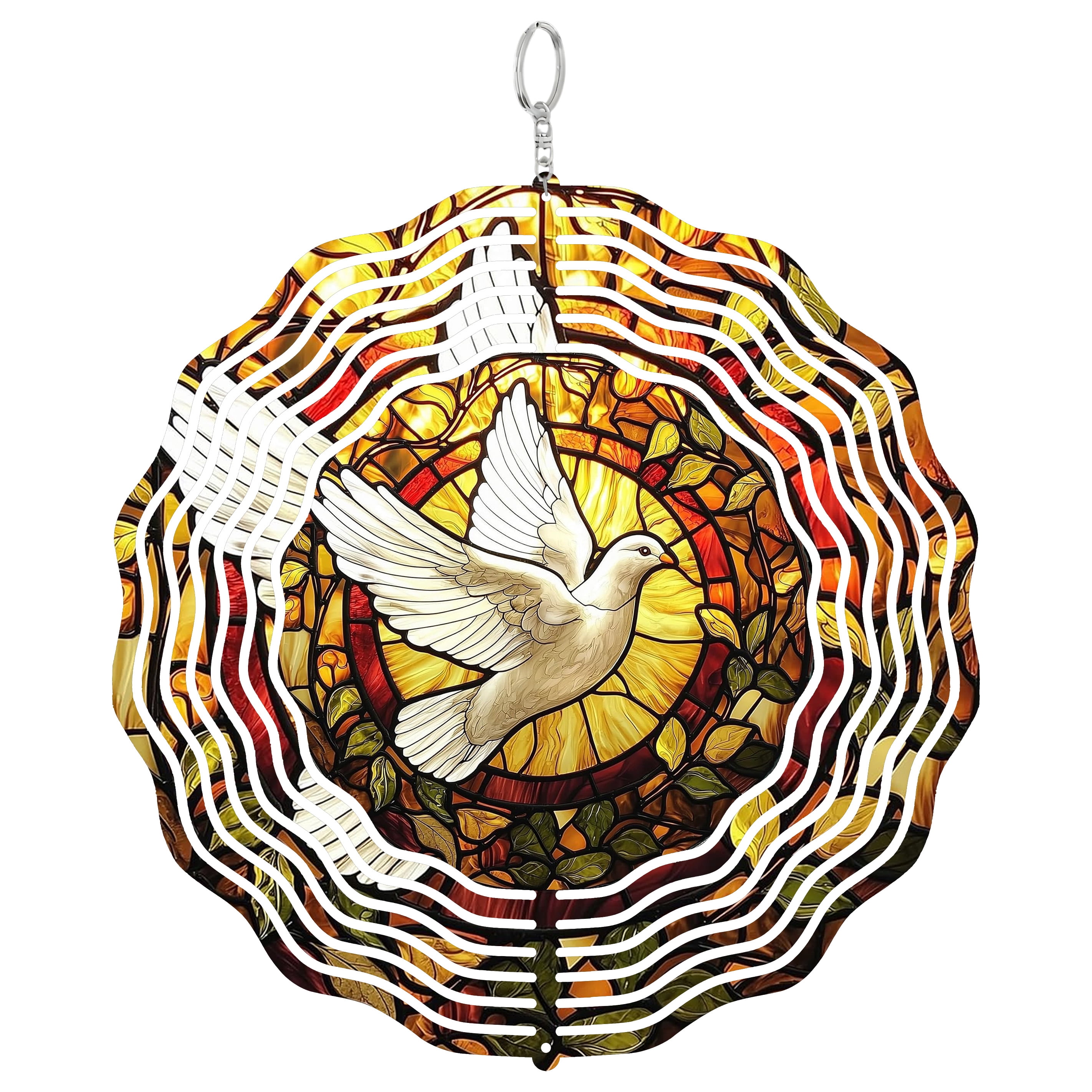 Flying White Dove 3D Wind Spinner, Kinetic Bird Outdoor Decor - Walmart.com