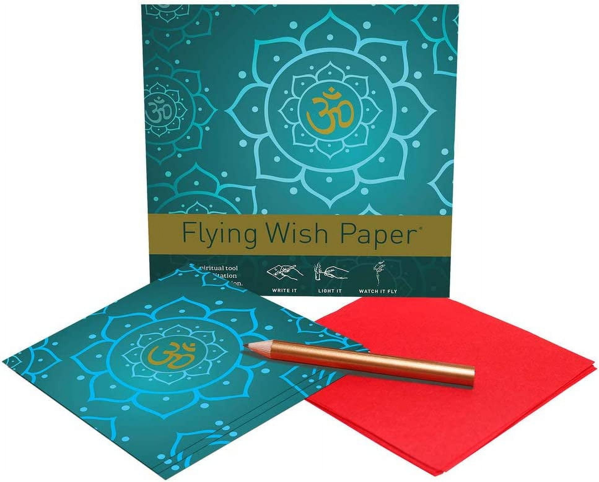Officially Licensed Originals Flying Wish Paper, Golden Om Design ...
