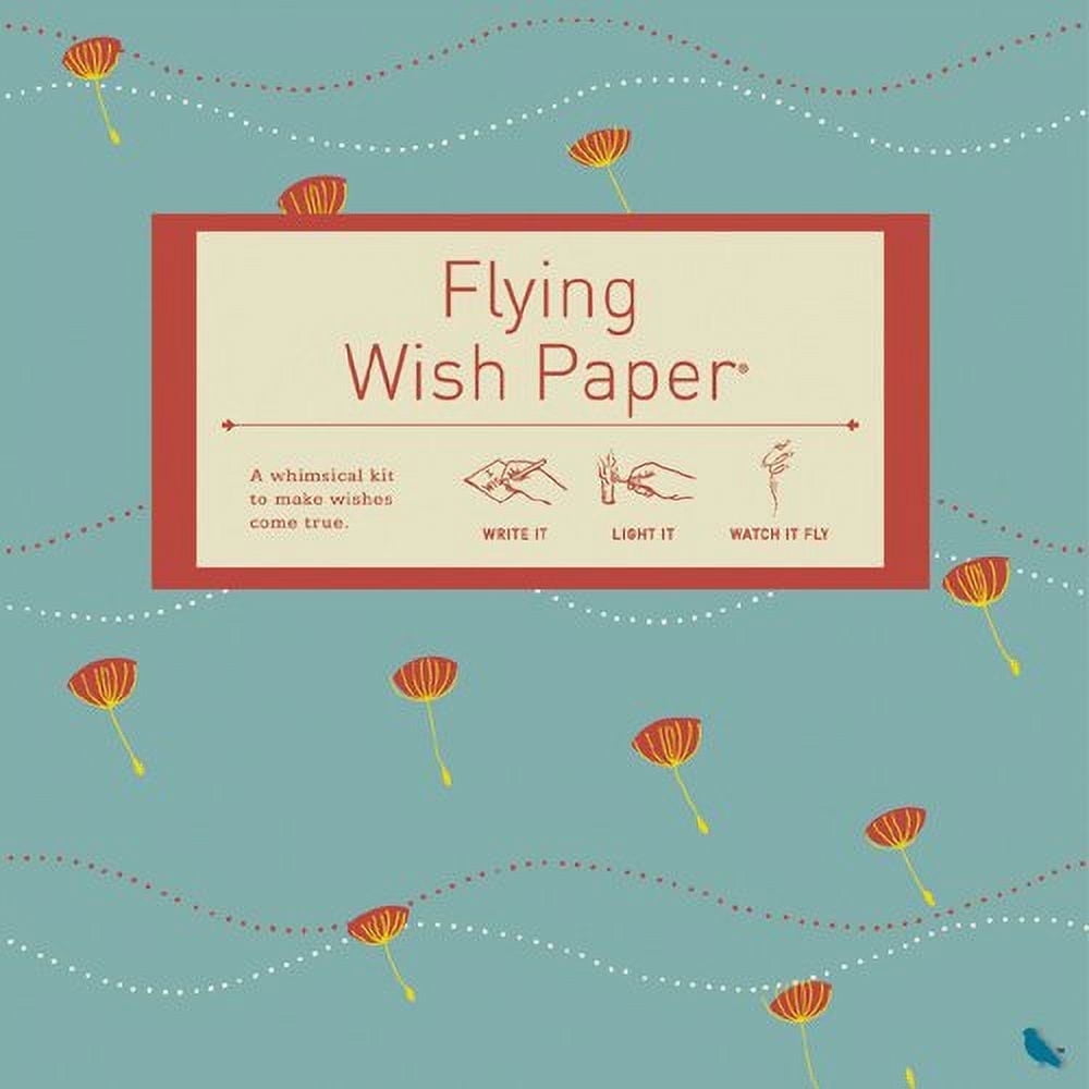 Flying Wish Paper - PUFFS - Write It, Light It, & Watch It Fly, Large ...